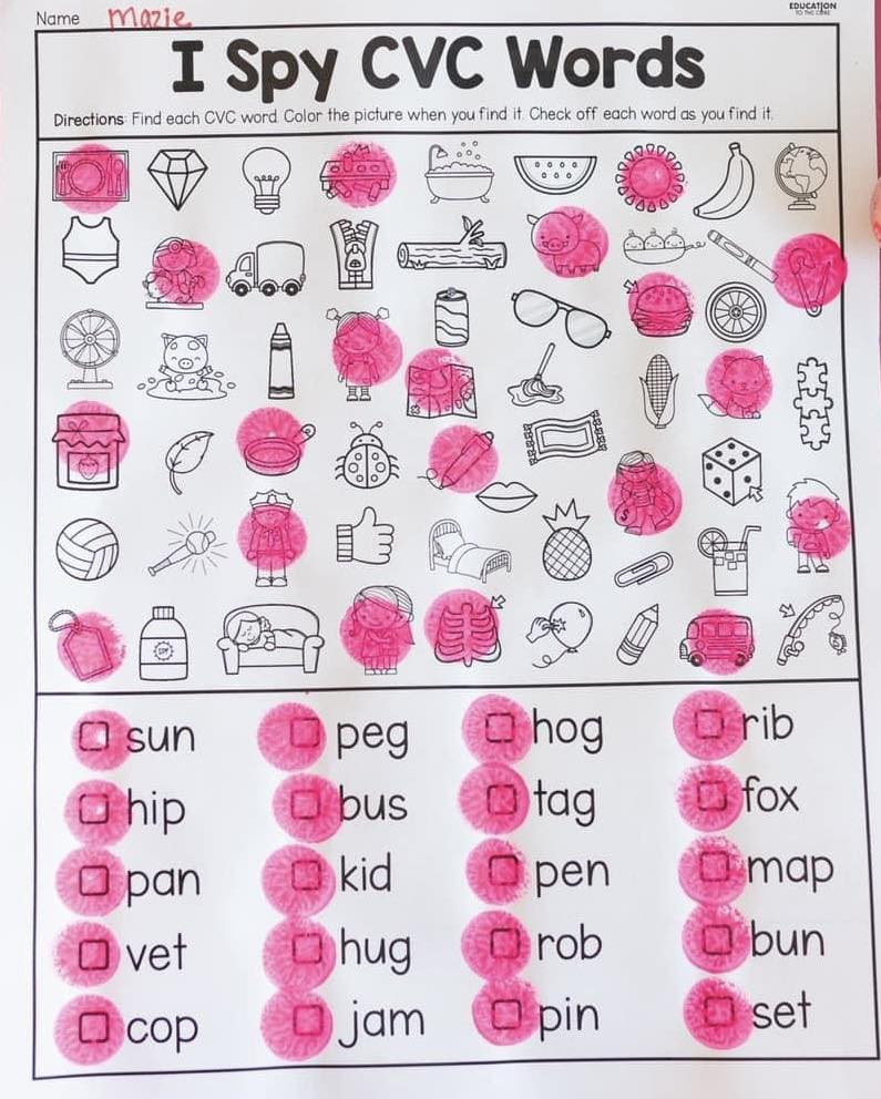 Education to the Core - I Spy Phonics FREEBIE!!! Here's a popular ...