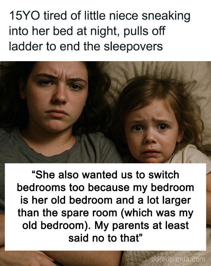 Bored 15yo Tired Of Little Niece Sneaking Into Her Bed At Night