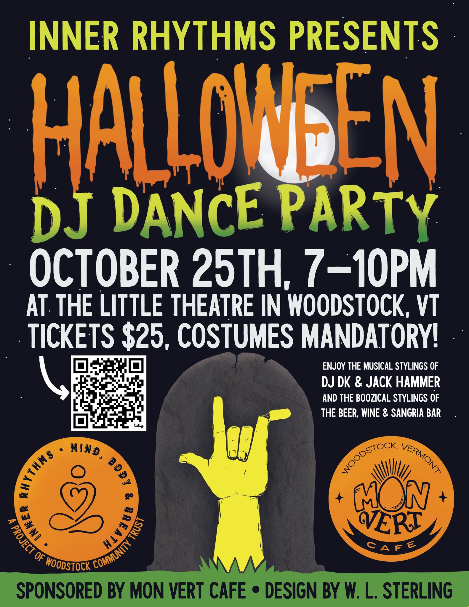 Inner Rhythms Halloween DJ Dance Party