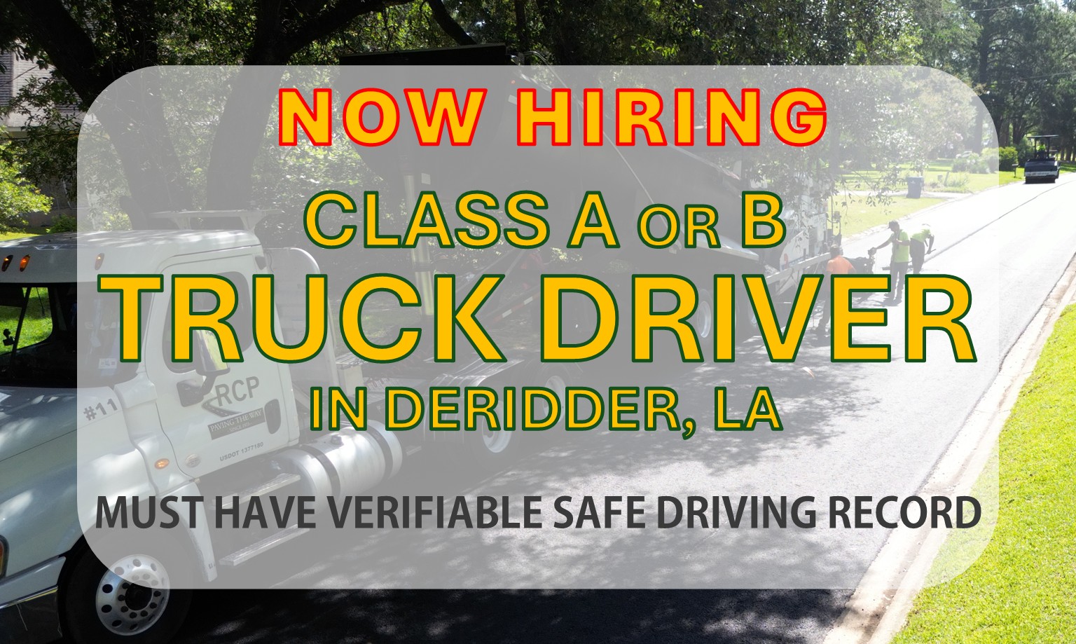 Class B Truck Driving Jobs