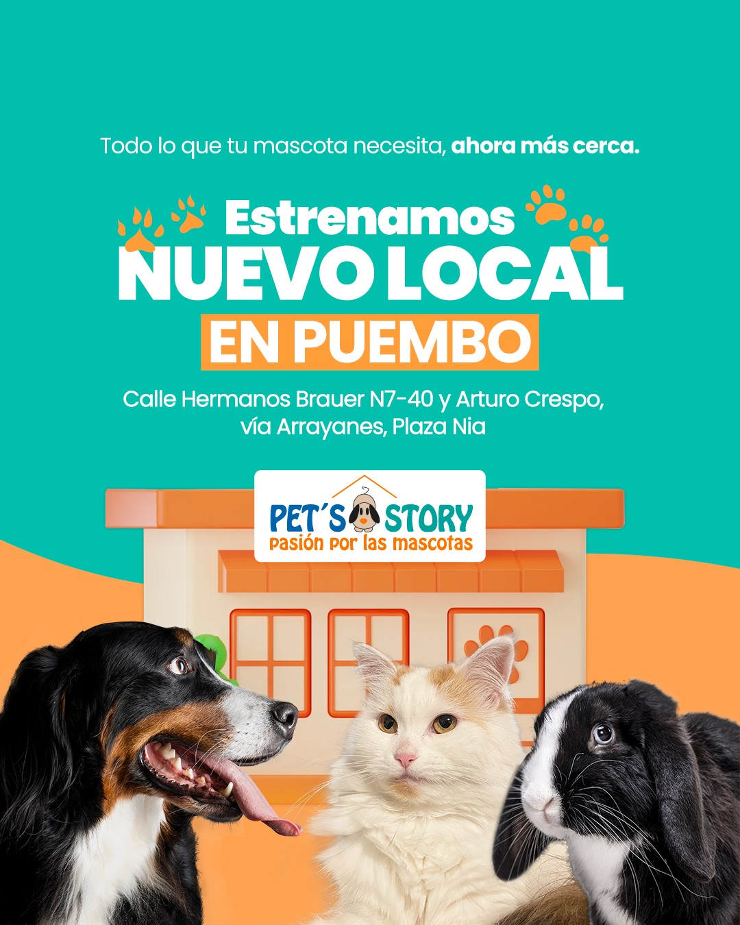 Pet's Story - 🐾 ¡Ya puedes visitarnos en Puembo! 🐾 Si... | Facebook