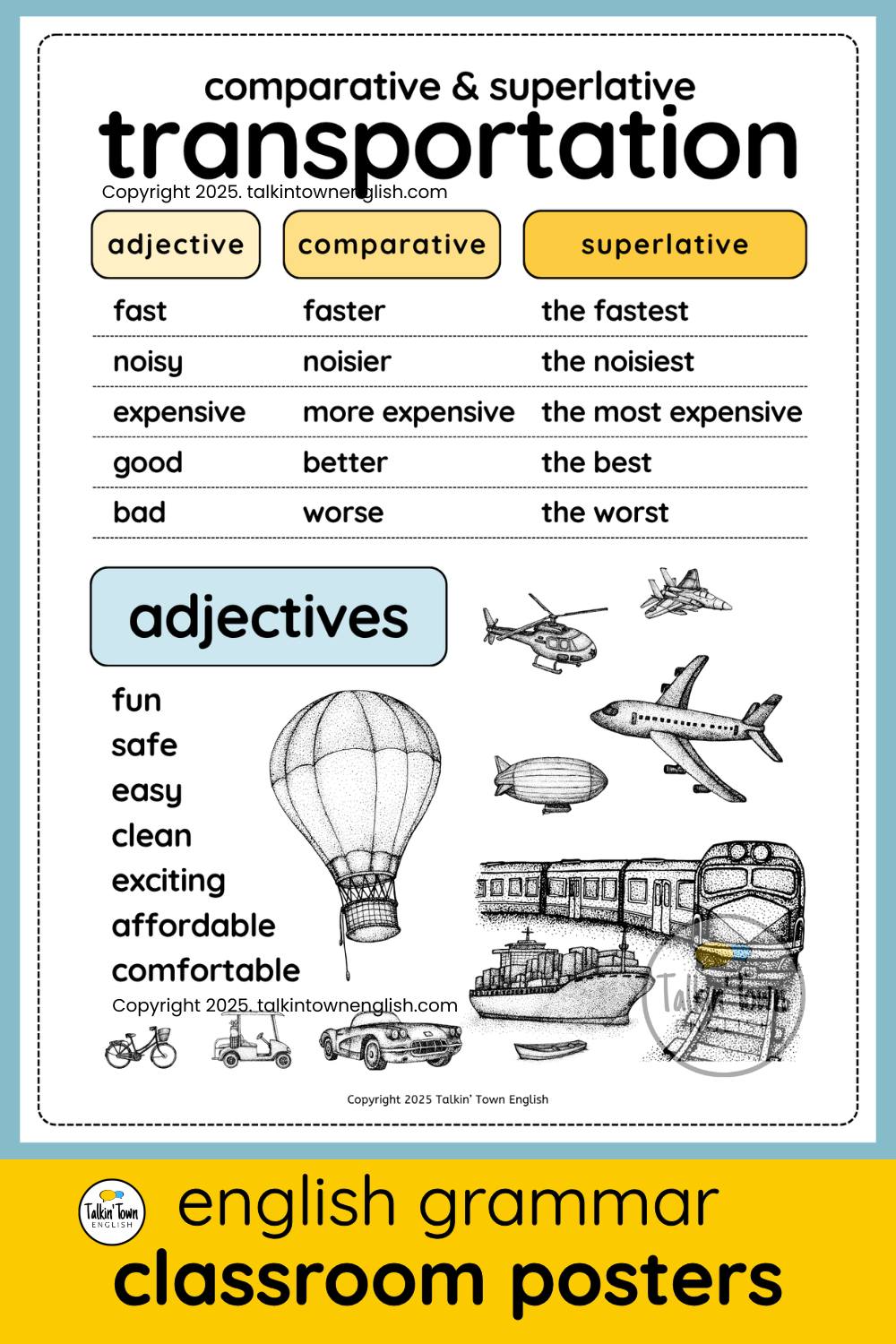Talkin' - What's your favorite way to travel? 🚲🏍🛻 ️🚉🚁🚢 Why? #esl # ...