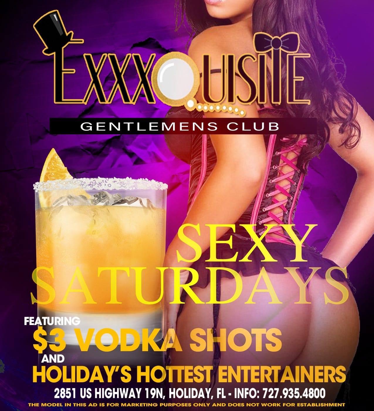 Exxxquisite Gentlemens Club 3 Vodka Shots When U Show This Post To