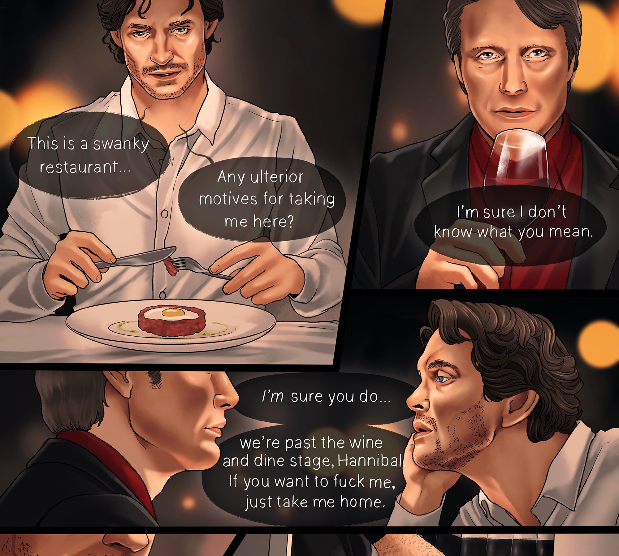 Paraíso - #Hannibal #Hannigram Will: Este es un restaurante elegante ...