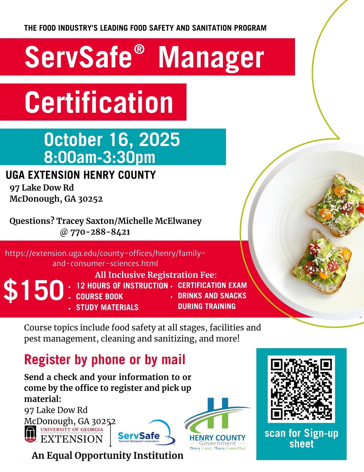 Henry - ServSafe® Manager Certification Course – Get Certified in Food ...