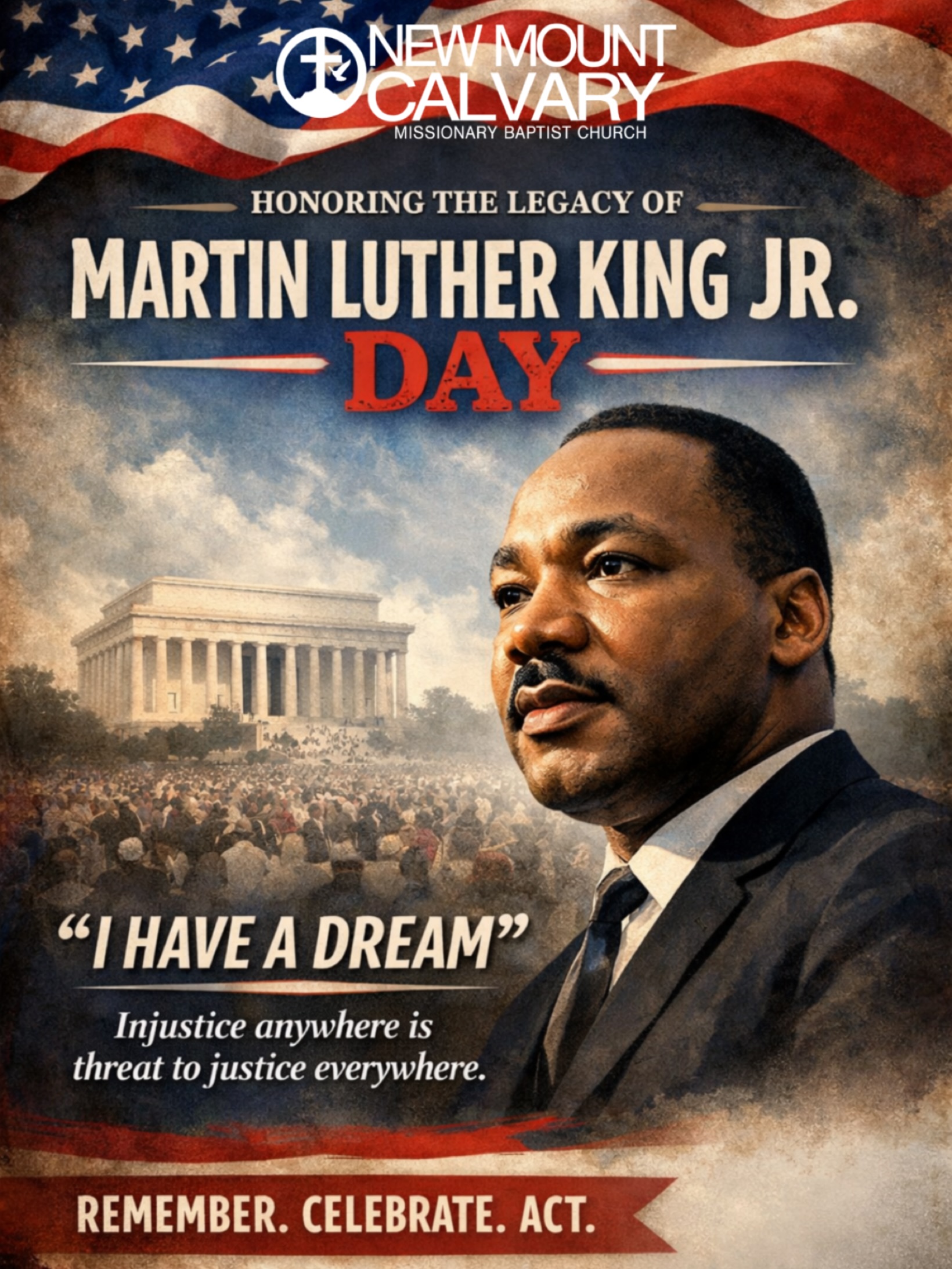 New Mt Calvary - Today we honor the life, legacy, and... | Facebook