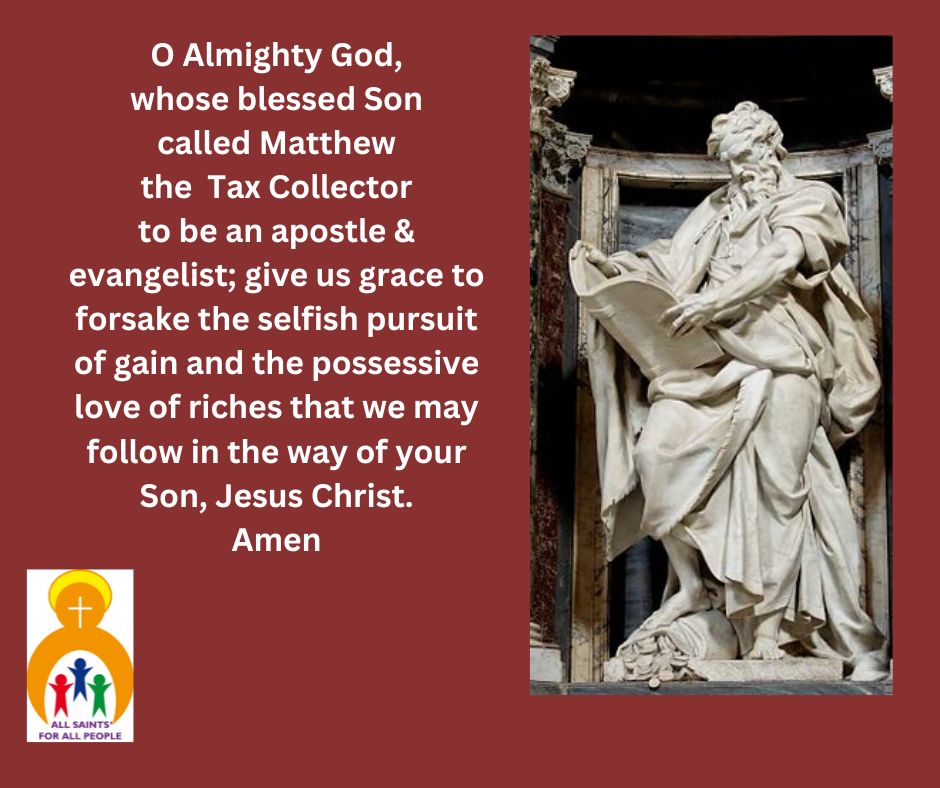 All - St Matthew was one of the 12 Apostles. In fact, he was the first ...