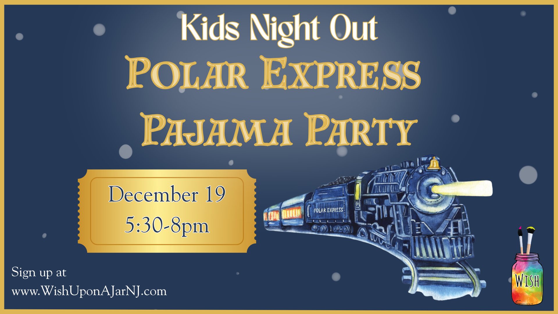 Kids Night Out - Polar Express Pajama Party