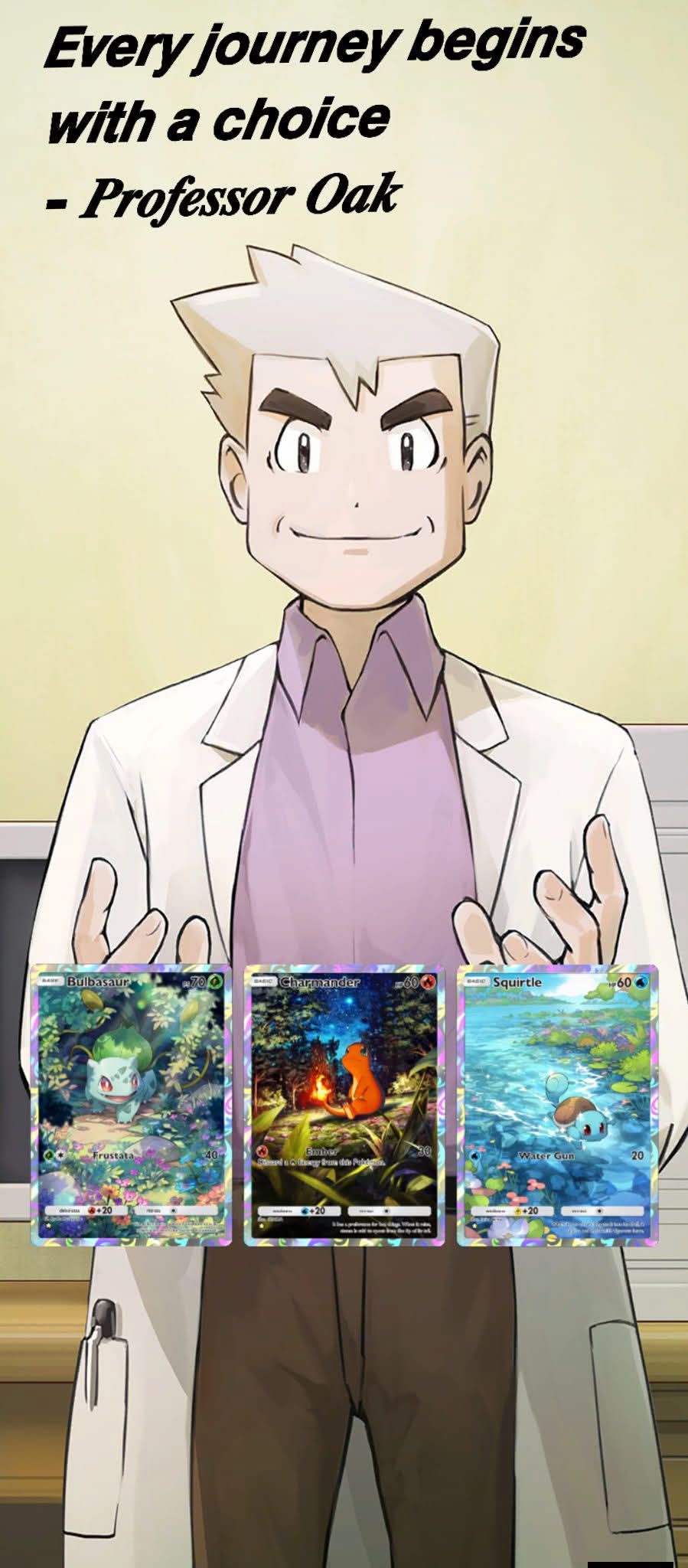 Pokemon Tcg Pocket 𝙀𝙫𝙚𝙧𝙮 𝙟𝙤𝙪𝙧𝙣𝙚𝙮 𝙗𝙚𝙜𝙞𝙣𝙨 𝙬𝙞𝙩𝙝 𝙖 𝙘𝙝𝙤𝙞𝙘𝙚 Facebook
