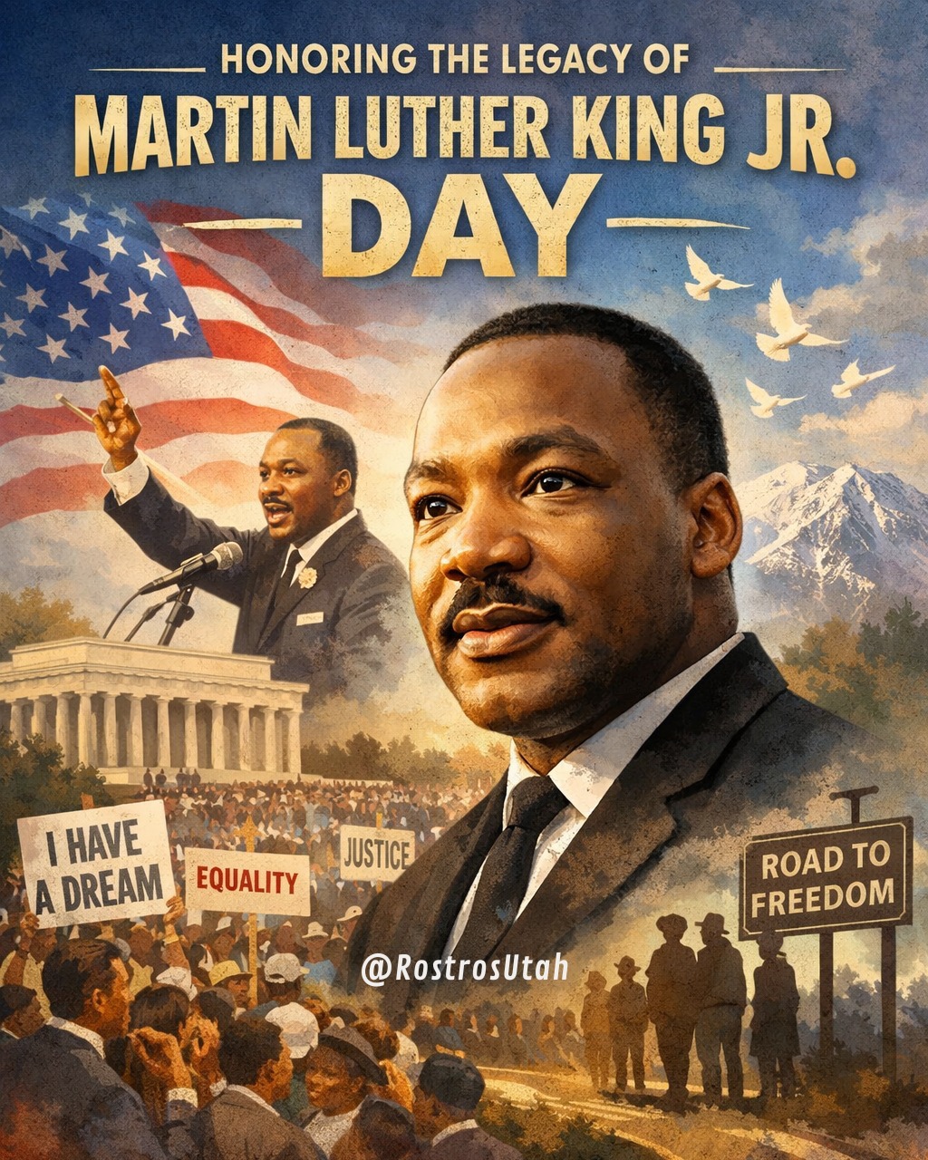 Rostros - Hoy honramos la vida y el legado de Martin Luther King Jr. Un ...