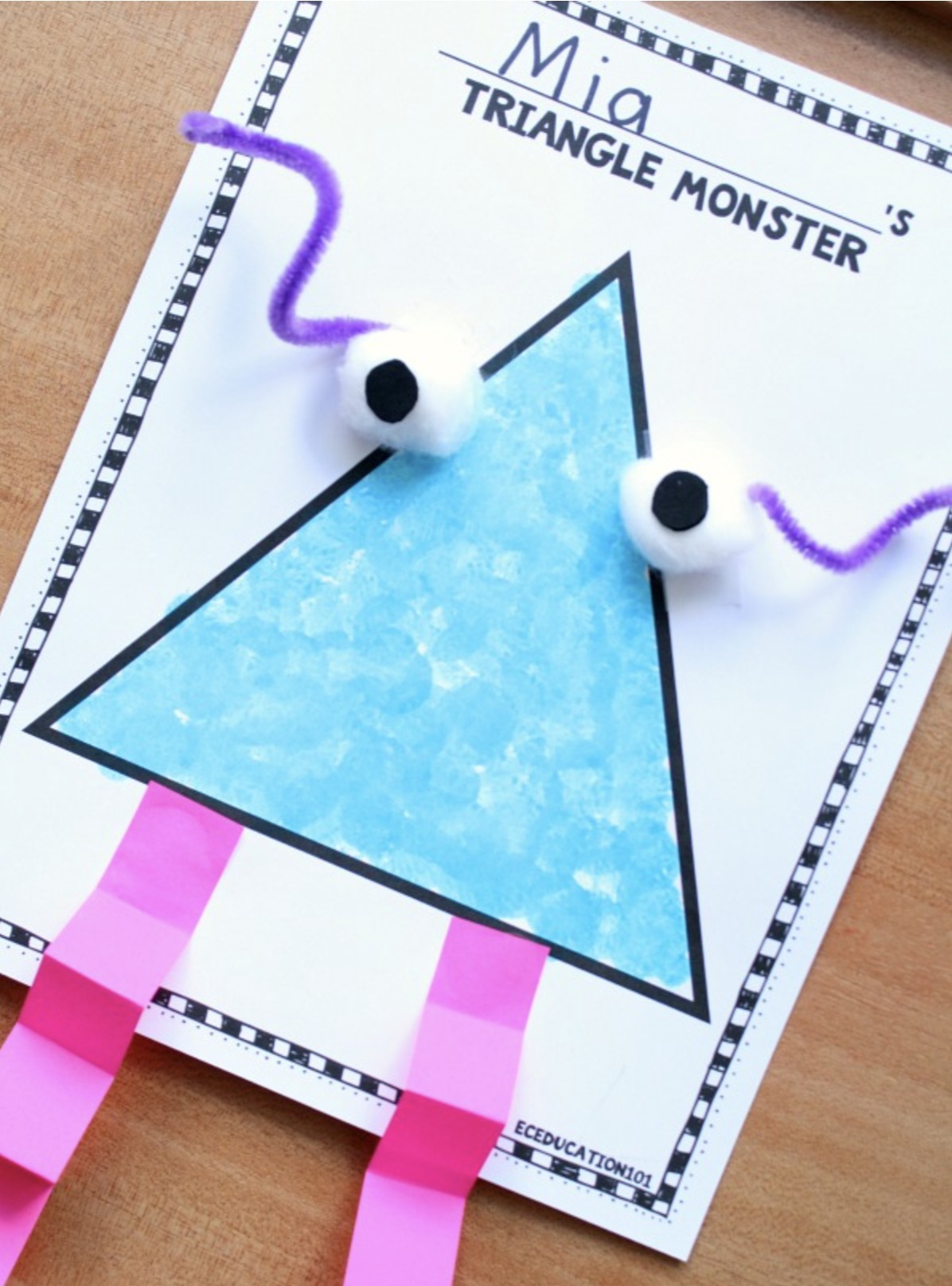 Fantastic - SHAPE MONSTER PROCESS ART "This monster shape art set is ...