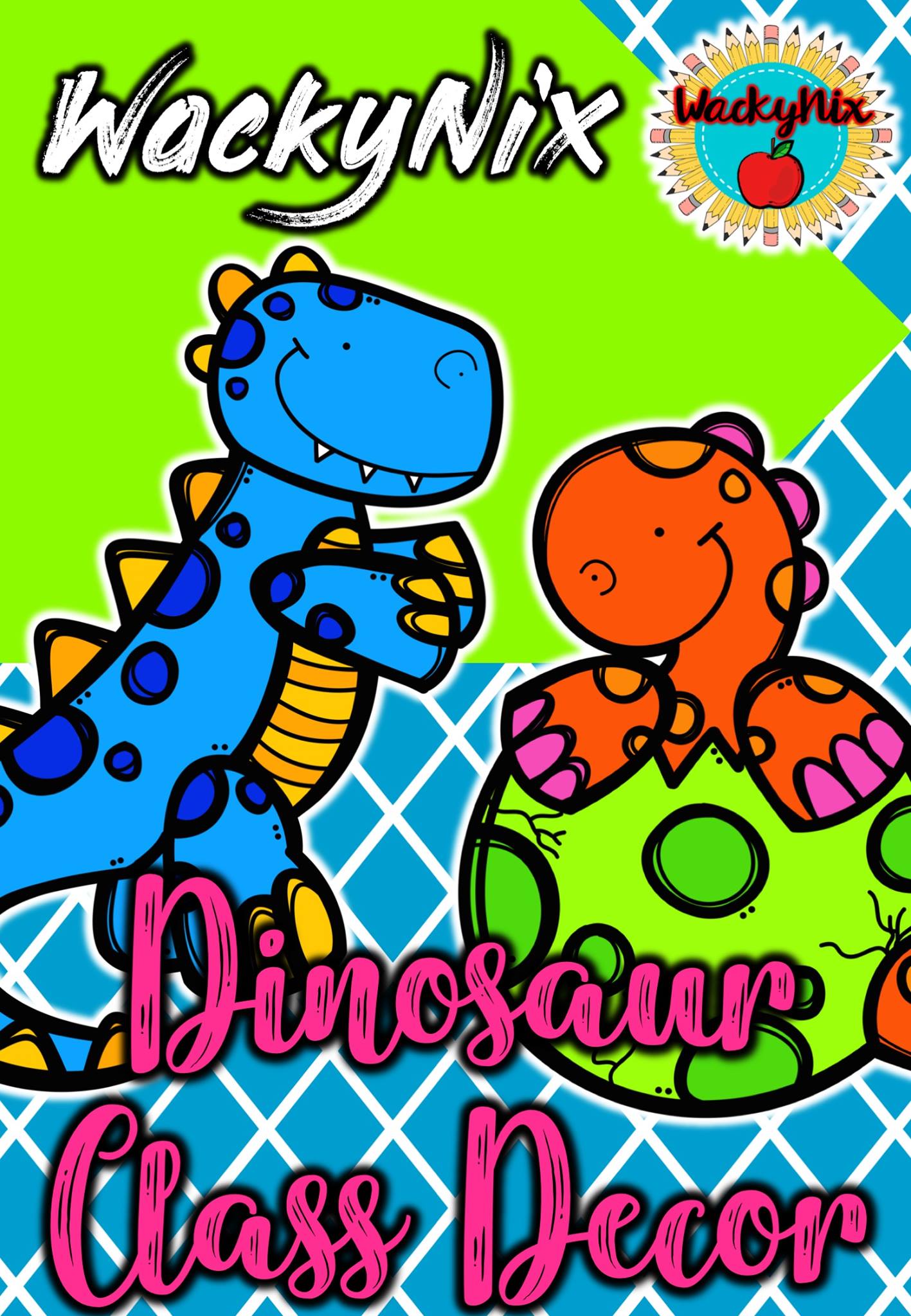 WackyNix - WackyNix Dinosaur Class Decor. Available in...