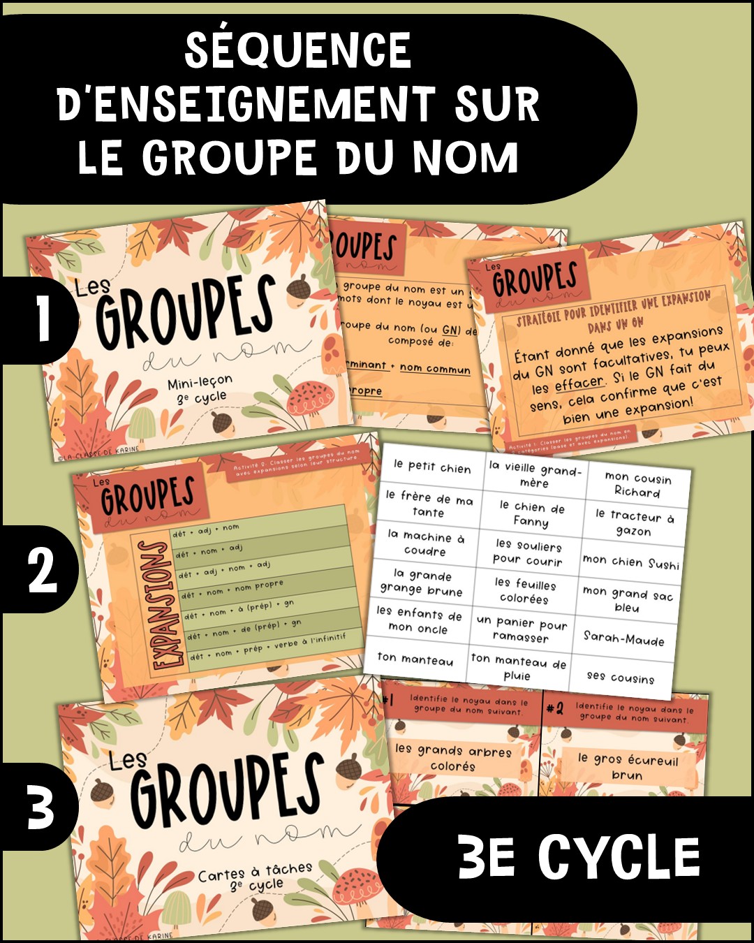 La classe de Karine