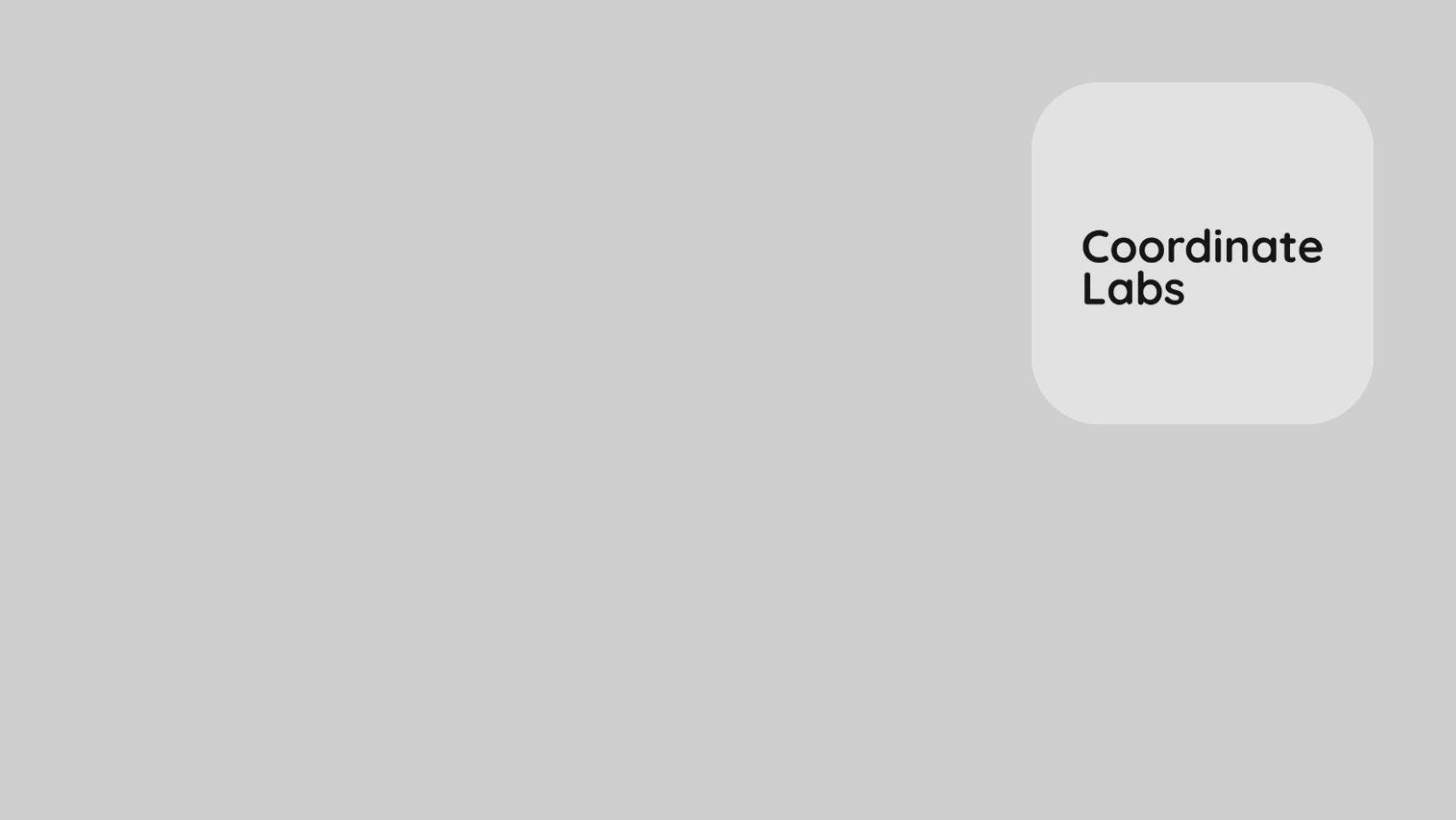 Coordinate Labs