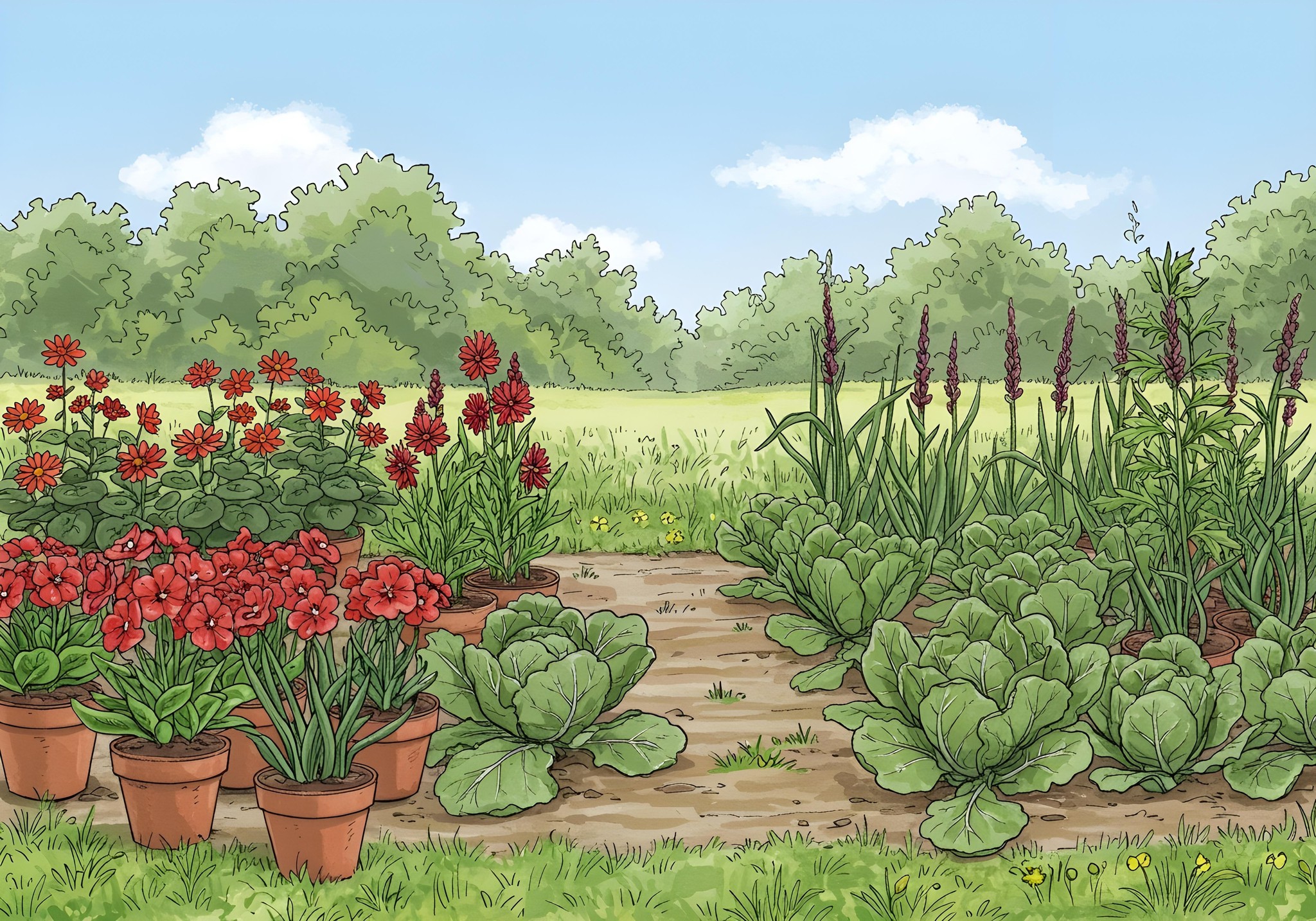 Tiny Blooming Garden