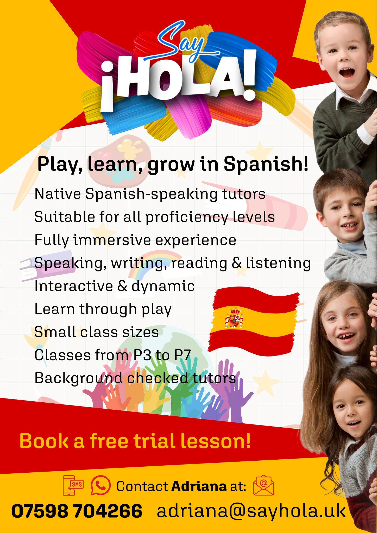 Say Hola - Spanish Lessons | Hamilton