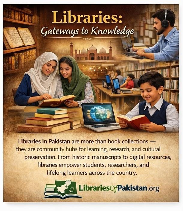Libraries - 📖 Libraries: Gateways to Knowledge Libraries in Pakistan ...