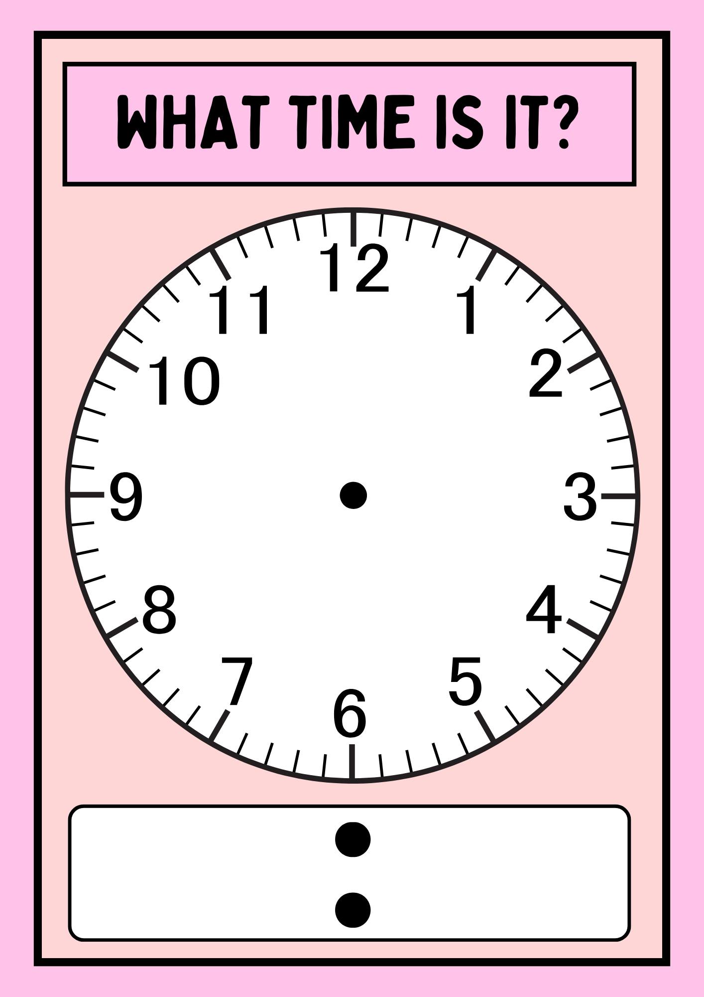 Teacher A - Clock Manipulatives Happy Teaching 🤗 | Facebook