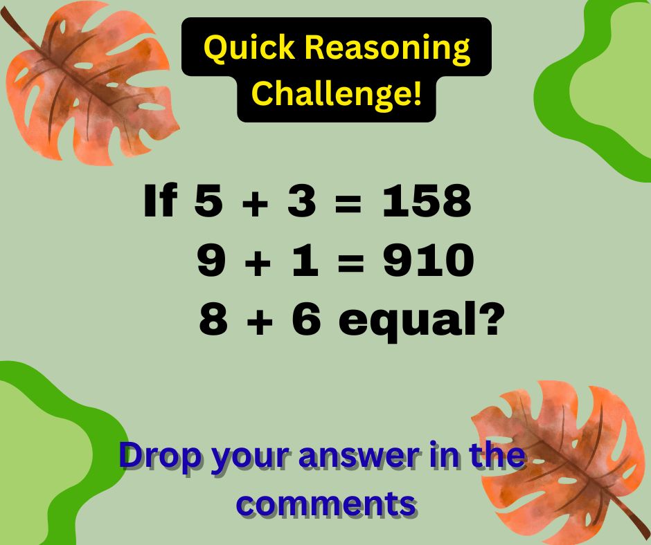 AH - 🧩 Brain Puzzle Reasoning maths is about spotting patterns, not ...