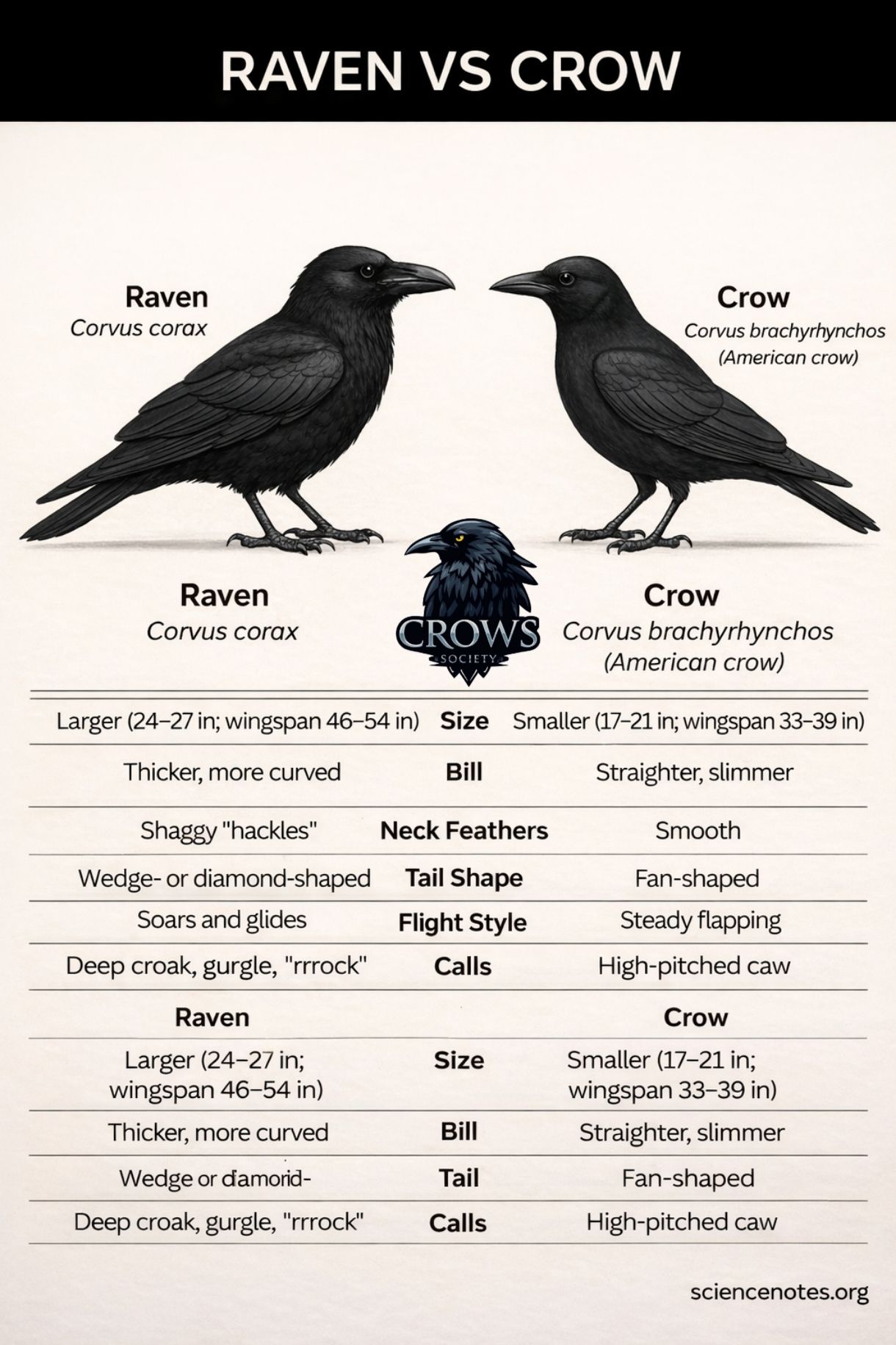 Crows ‎🖤 Raven Vs Crow — They May Look Alike But Nature Tells A 1779
