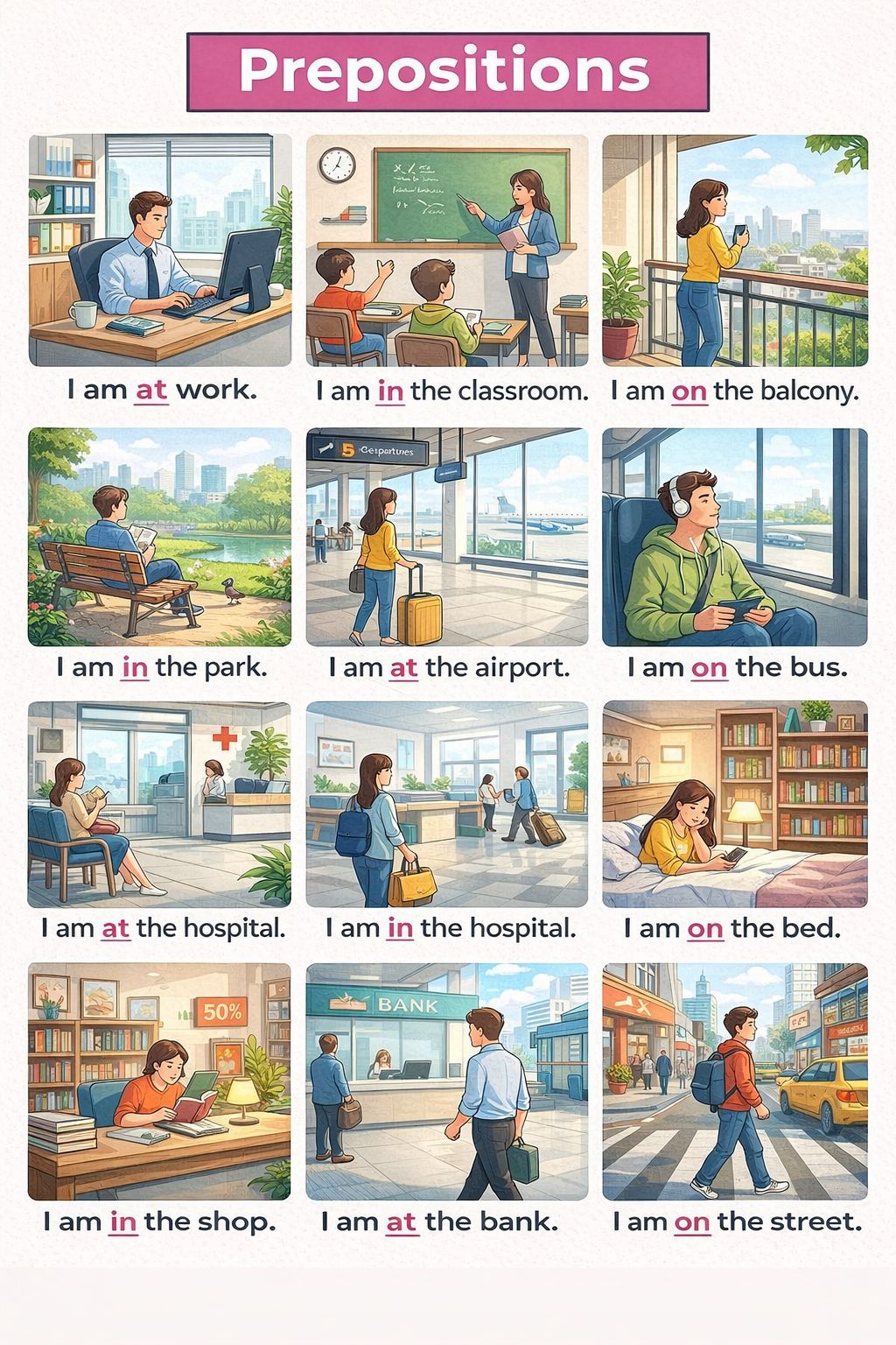 Daily - Learn prepositions 👍 #English #spokenenglish #learnenglish # ...