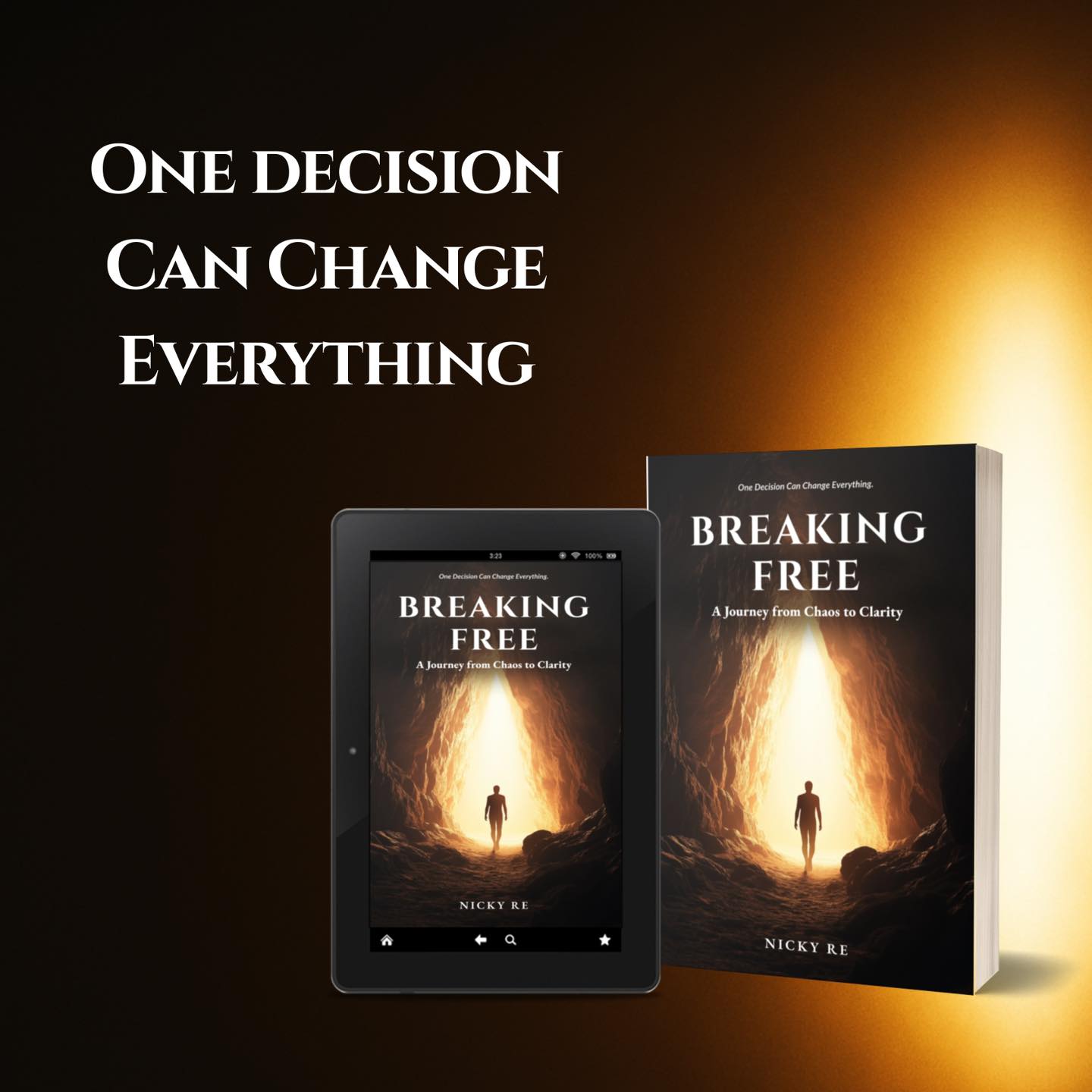 Breaking - 𝐎𝐧𝐞 𝐝𝐞𝐜𝐢𝐬𝐢𝐨𝐧 𝐜𝐚𝐧 𝐜𝐡𝐚𝐧𝐠𝐞 𝐞𝐯𝐞𝐫𝐲𝐭𝐡𝐢𝐧𝐠. The journey to freedom ...