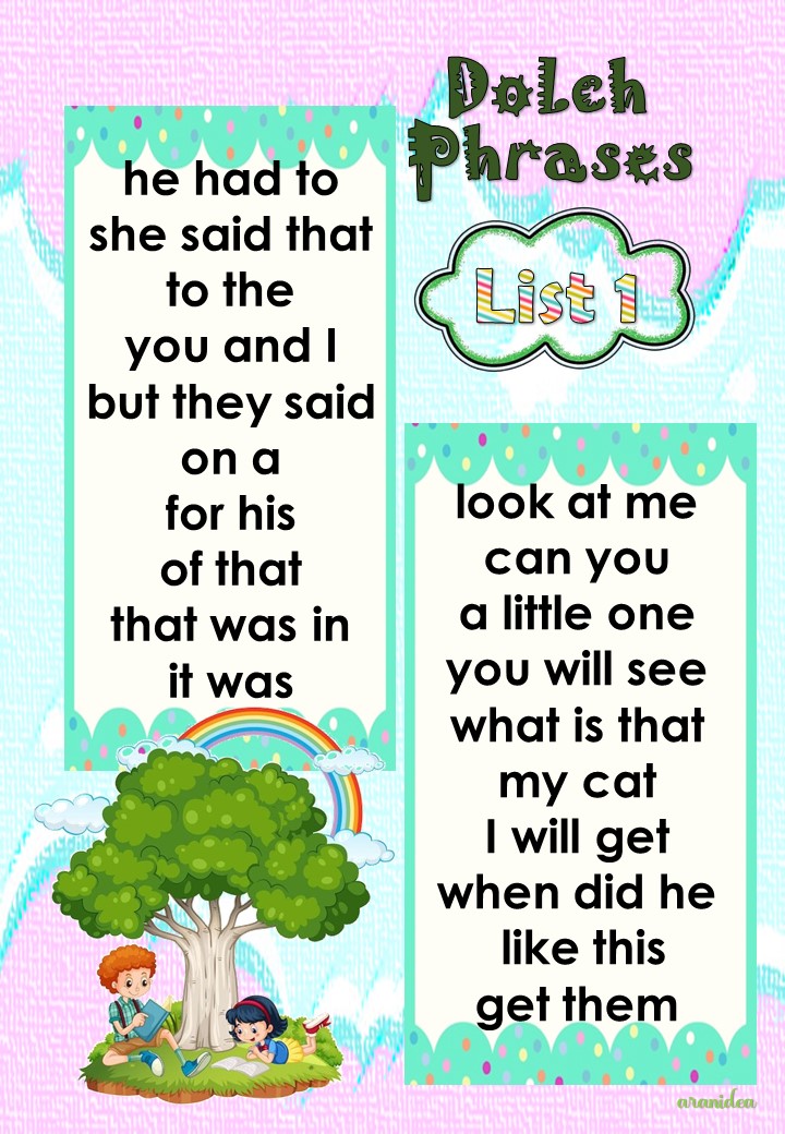 DepEd Classroom Decors & Printable School Materials | Dolch Phrases ...