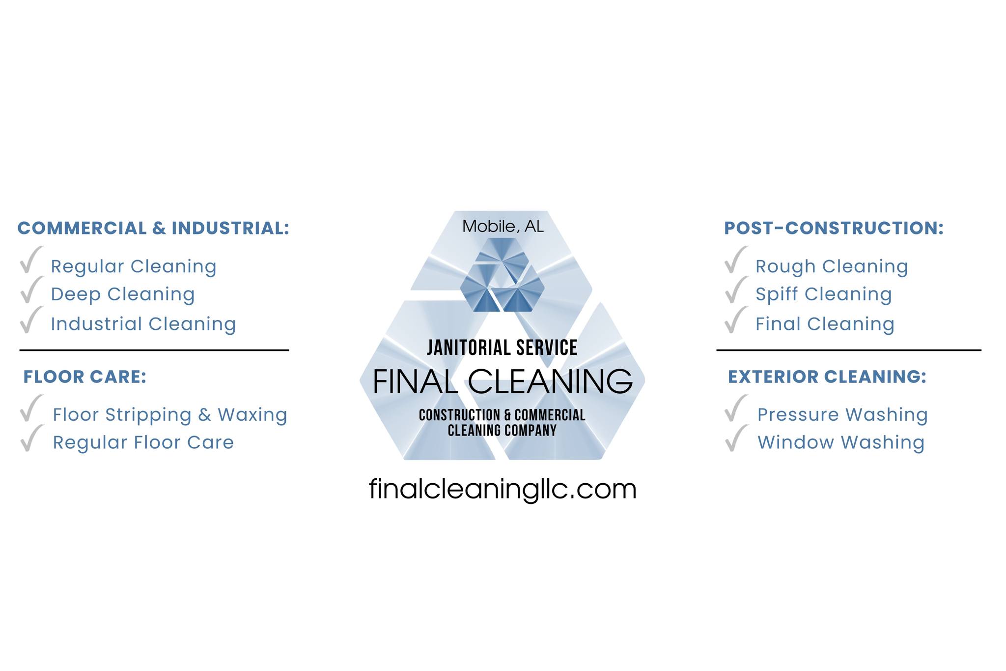Final Cleaning Llc Construction And Commercial Cleaning Mobile Al 6650