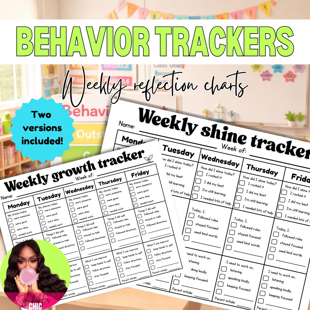 Teach - Looking for a simple way to track behavior each week? https ...