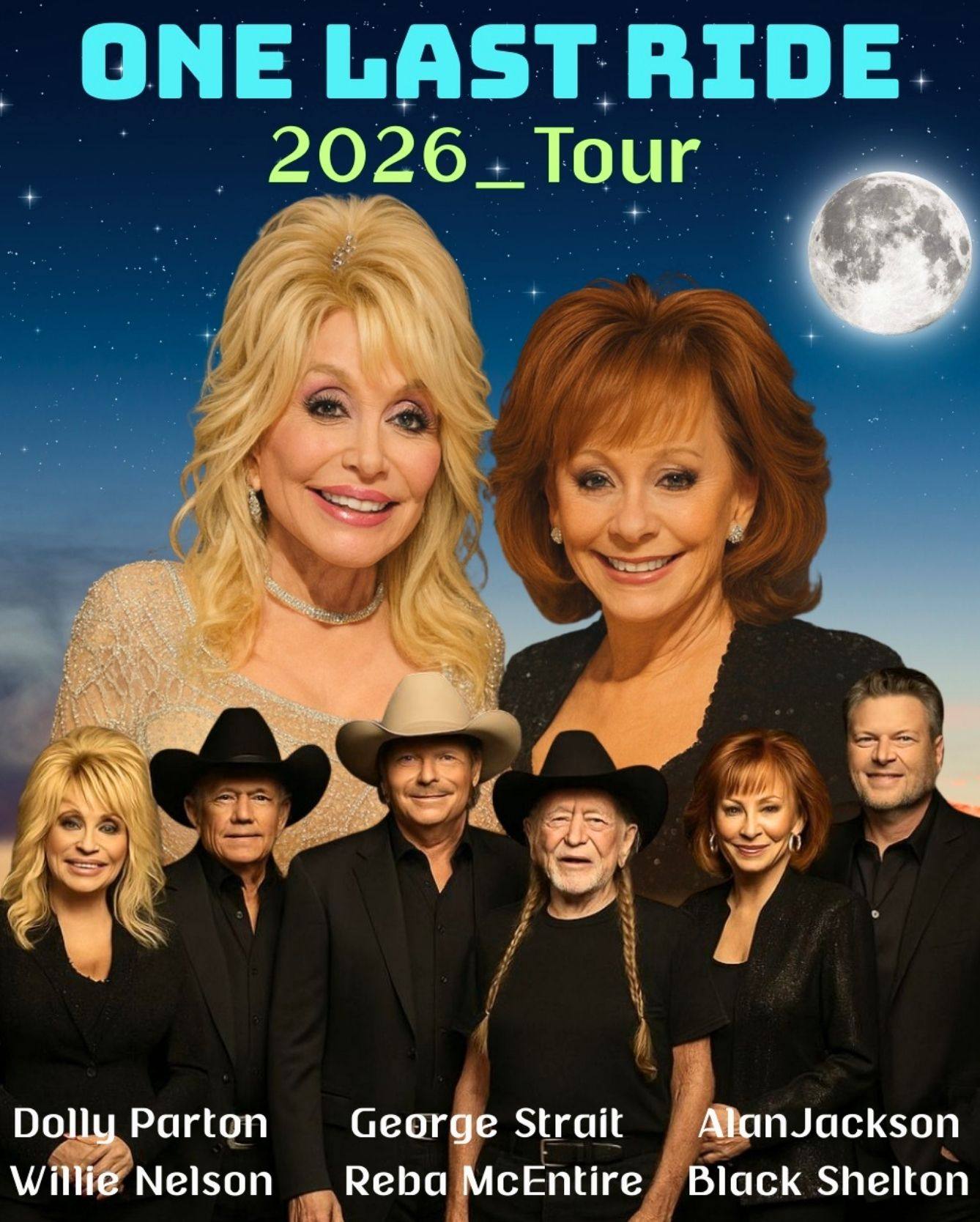 Beautiful One Stage One Legacy George Strait Dolly Parton Reba