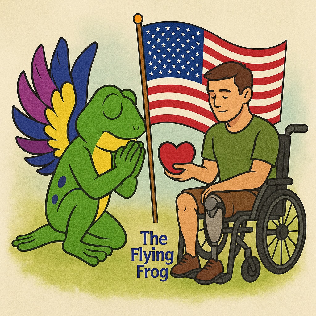 God of comfort, today... - The Flying Frog & Froggy Friends | Facebook