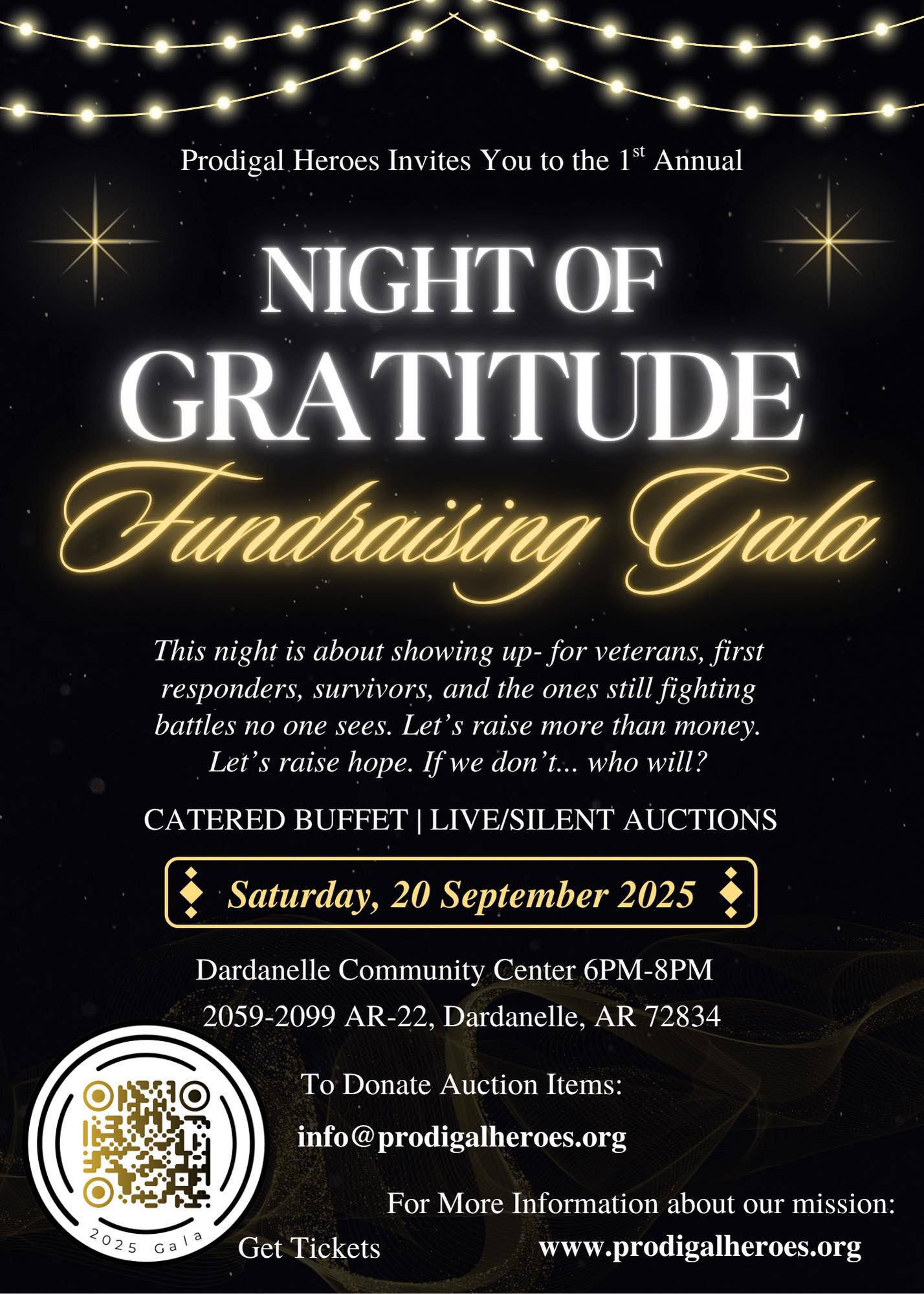 Prodigal - A Night of Gratitude is getting closer and closer… and the ...