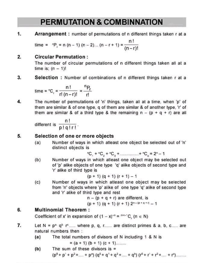 Mathematics - Permutations and combinations | Facebook