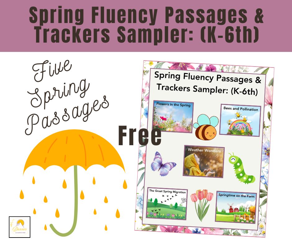 Danner - 🌸 FREE Spring Fluency Passages & Trackers Sampler (K-6th)! 🌸 ...