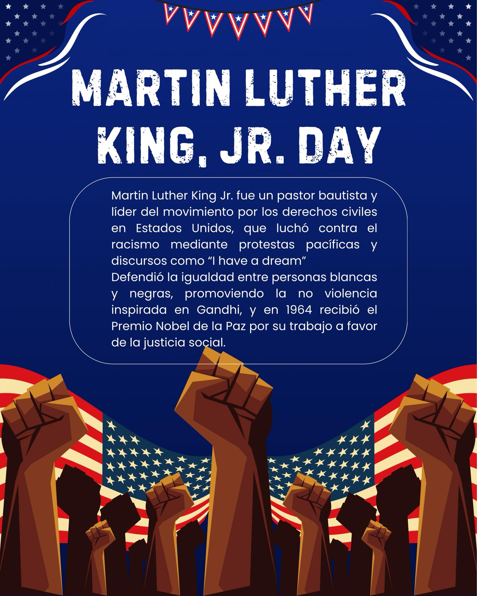 Inst. - Martin Luther King Jr. nos recordó que los sueños pueden ...