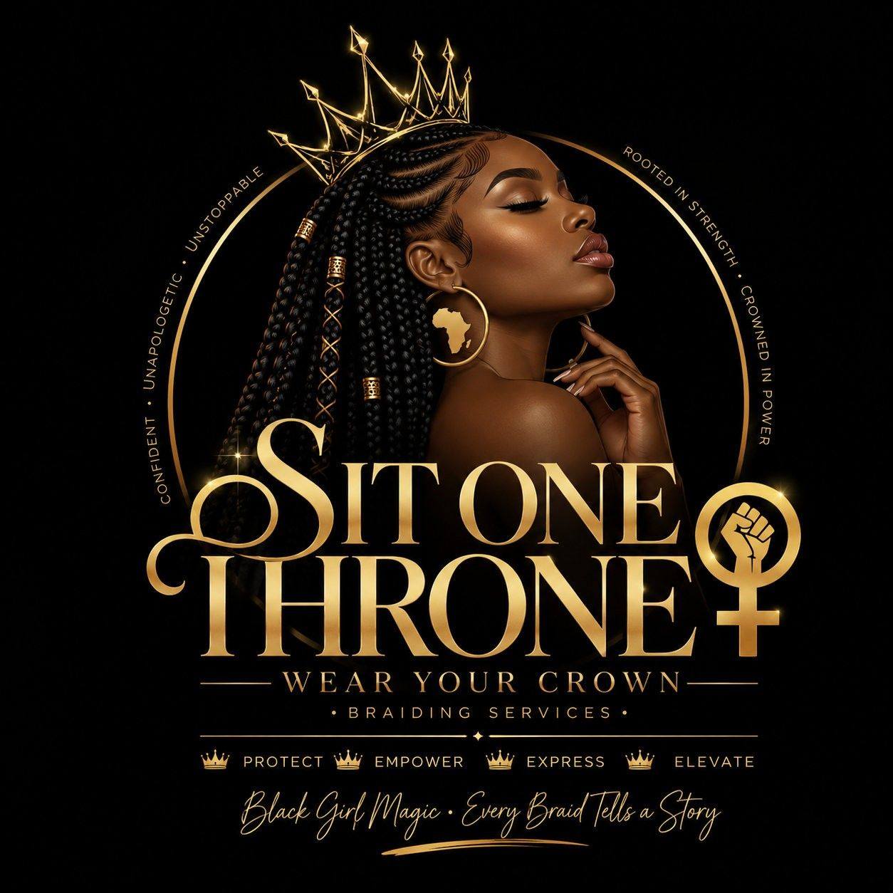 Sit on Throne Wear your Crown Protective styles 904.701.3632 located ...