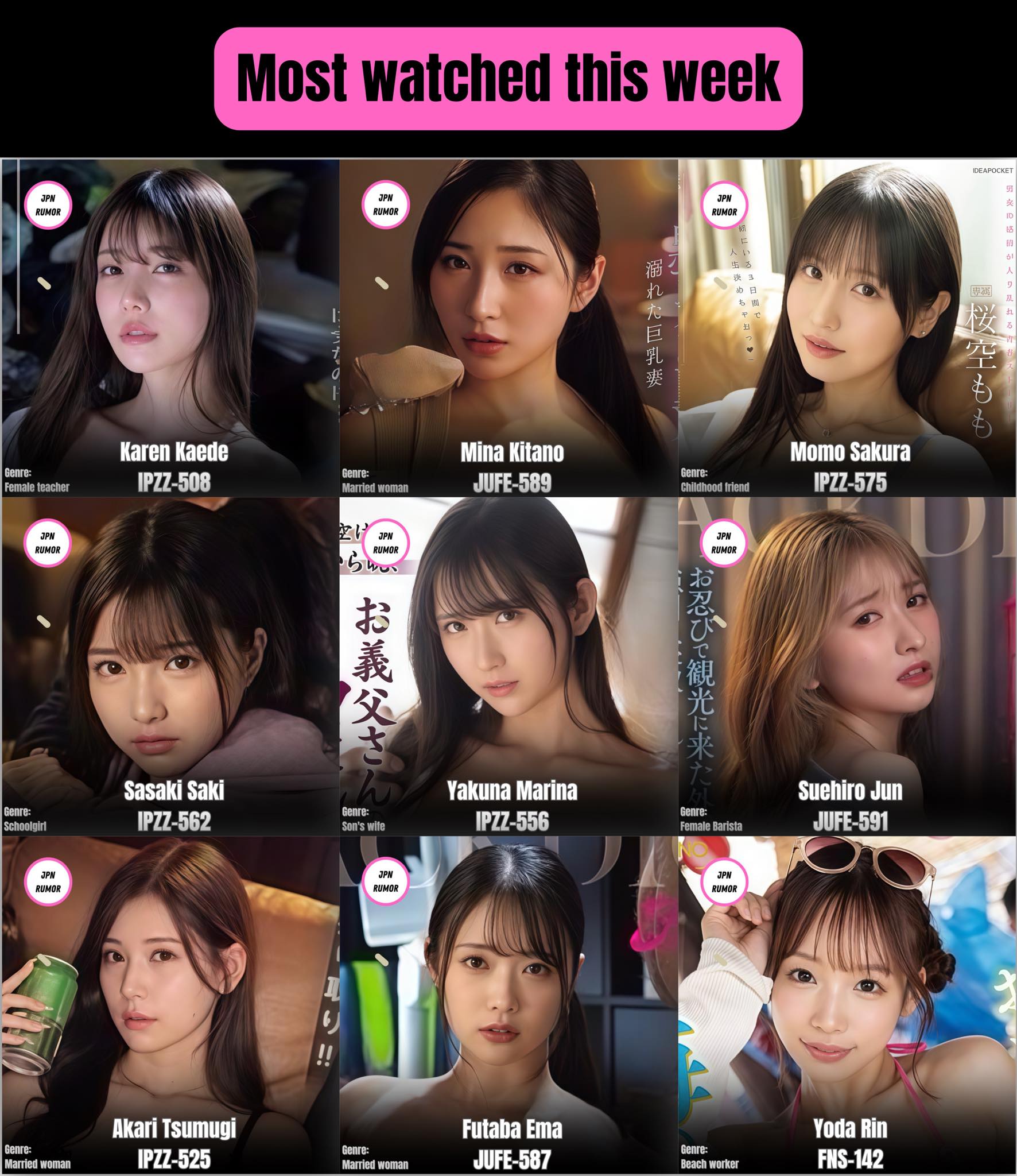 Japan Most Watched This Week Full Videos In Comments Facebook