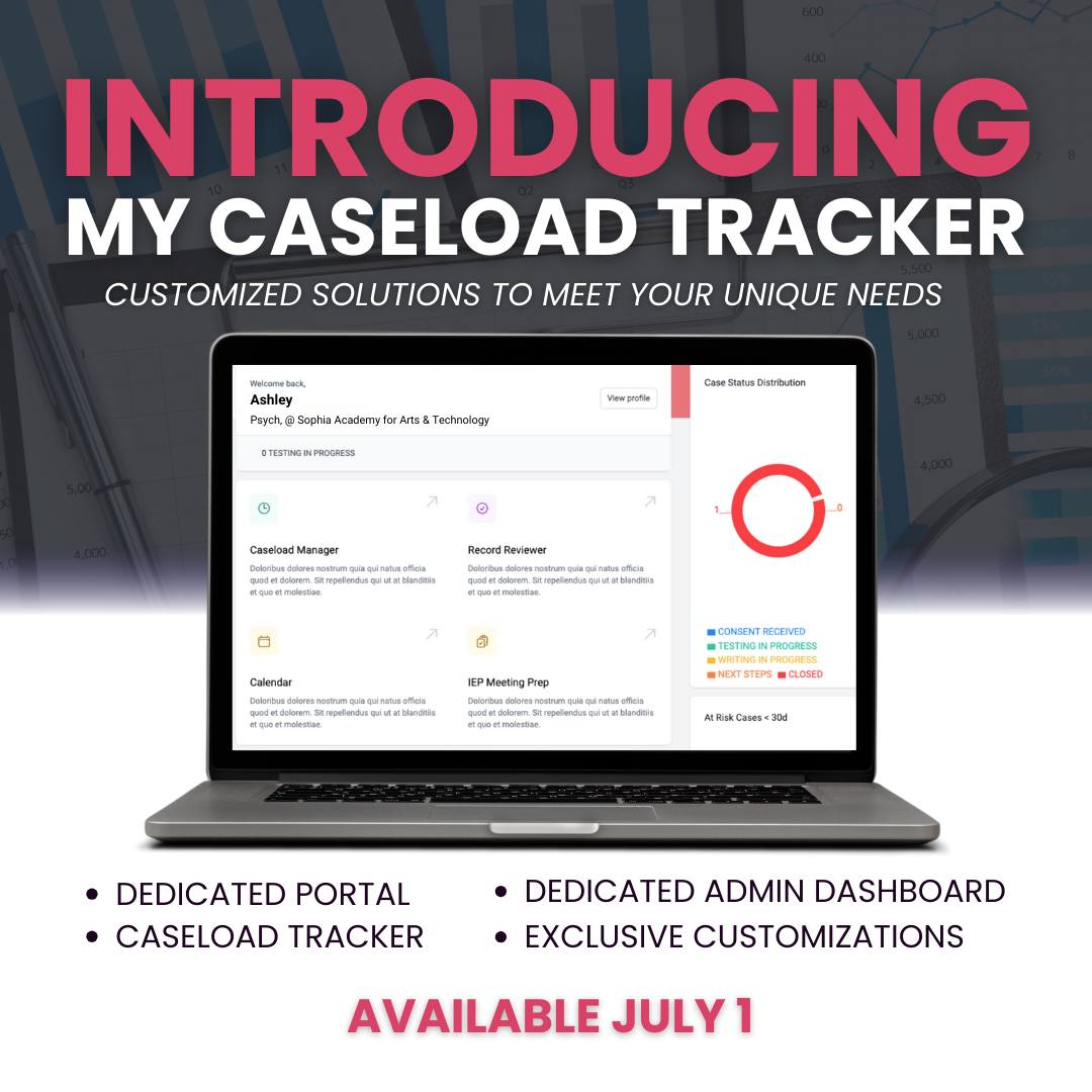 School - Introducing… My Caseload Tracker - Available for Enterprise ...
