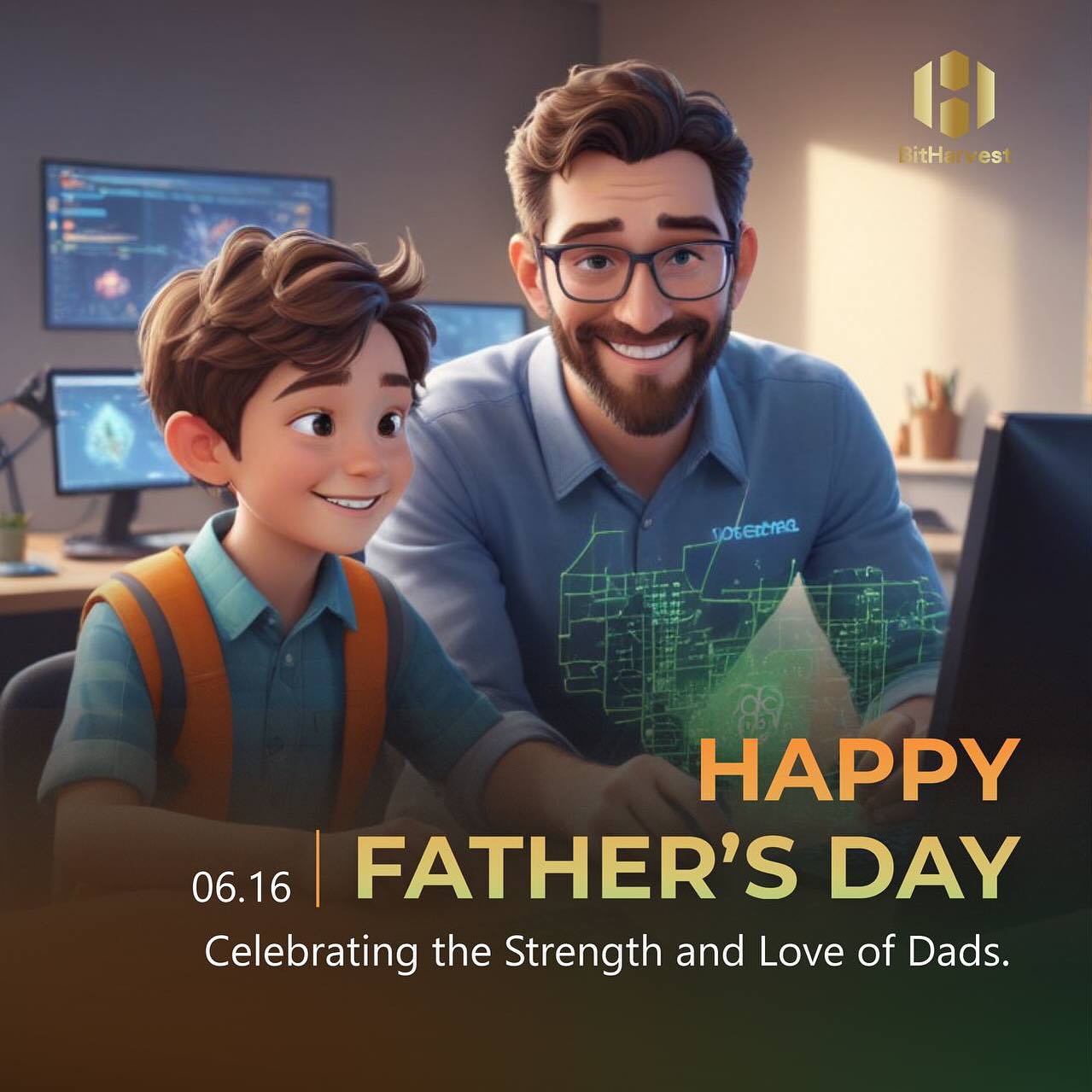 Bitharvest - 👨‍👧‍👦 Happy Father‘s Day! Let us all celebrate the ...