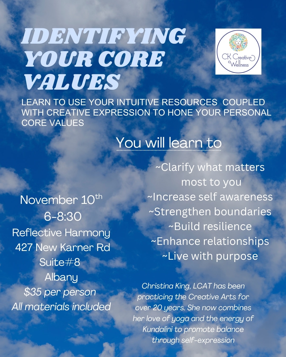 Reflective - ☁️ Identifying Your Core Values Workshop ☁️ When you know ...