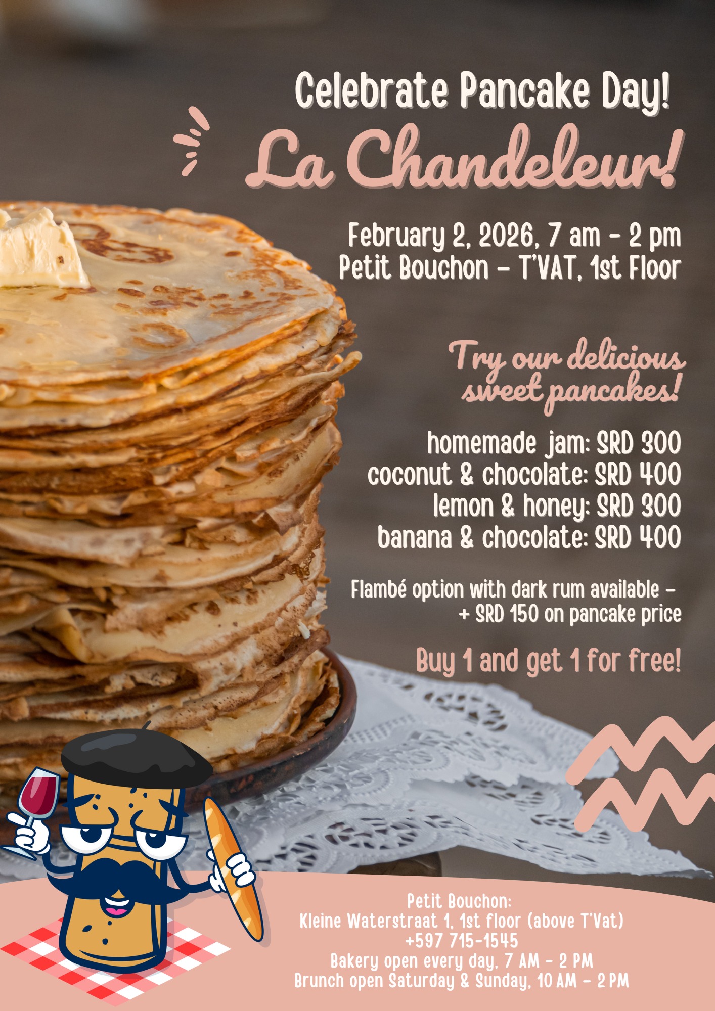Petit - 🥞 Celebrate La Chandeleur with us! 🇫🇷 Join us on February 2nd ...