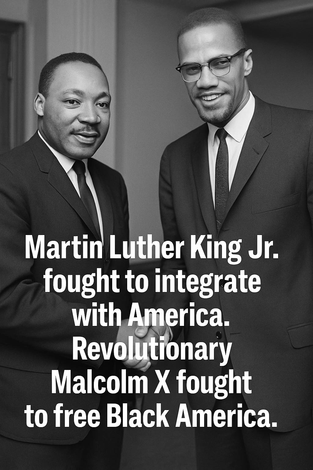 Black - Two leaders. Two completely different visions. But one ...