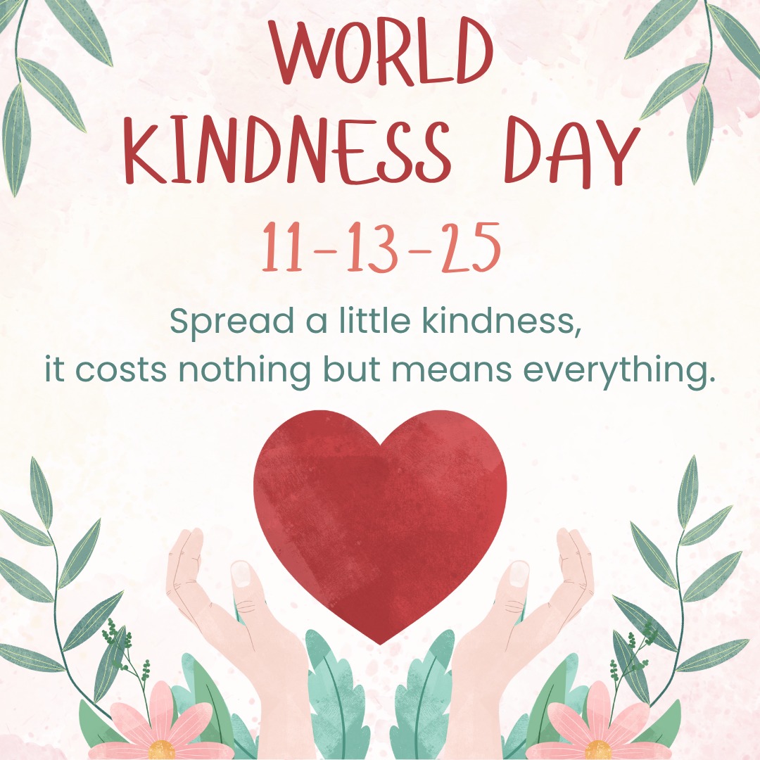 Community - 🧡 Today is World Kindness Day 🧡 At COM, we’re reminded ...