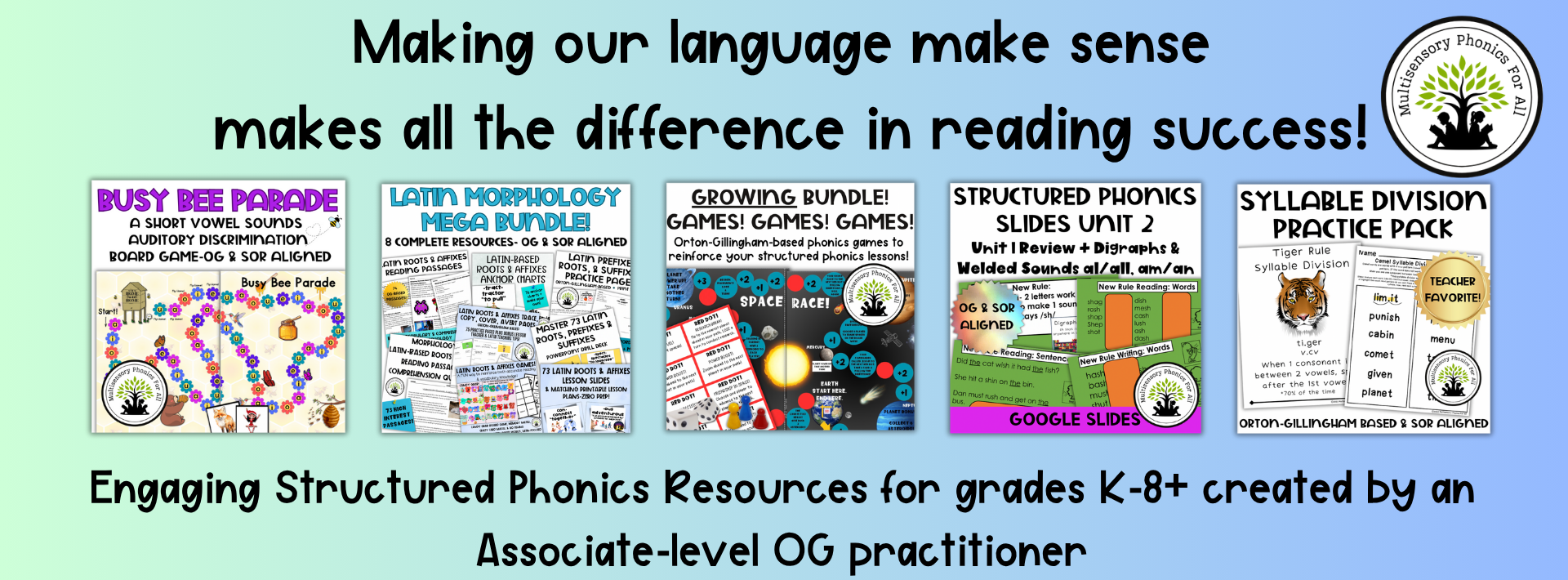 Multisensory Phonics For All