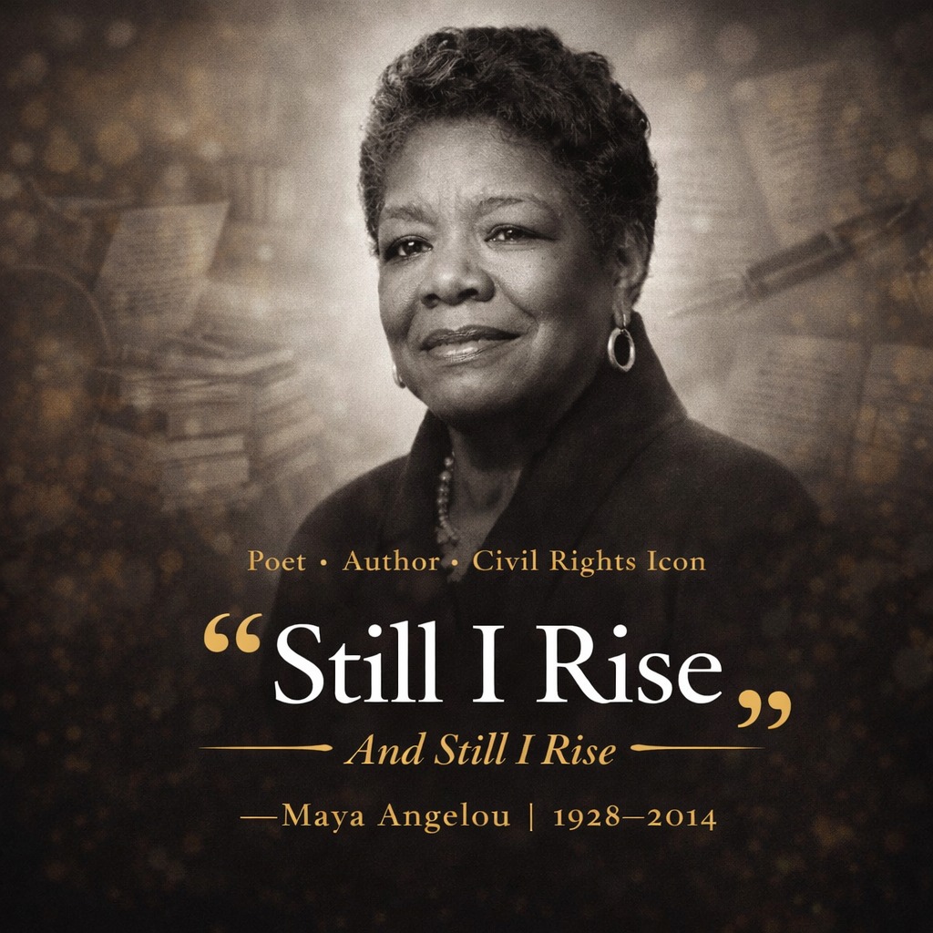 Ikemefuna - 🏾 Maya Angelou (1928–2014): A Voice That Still Rises 🏾 Maya ...