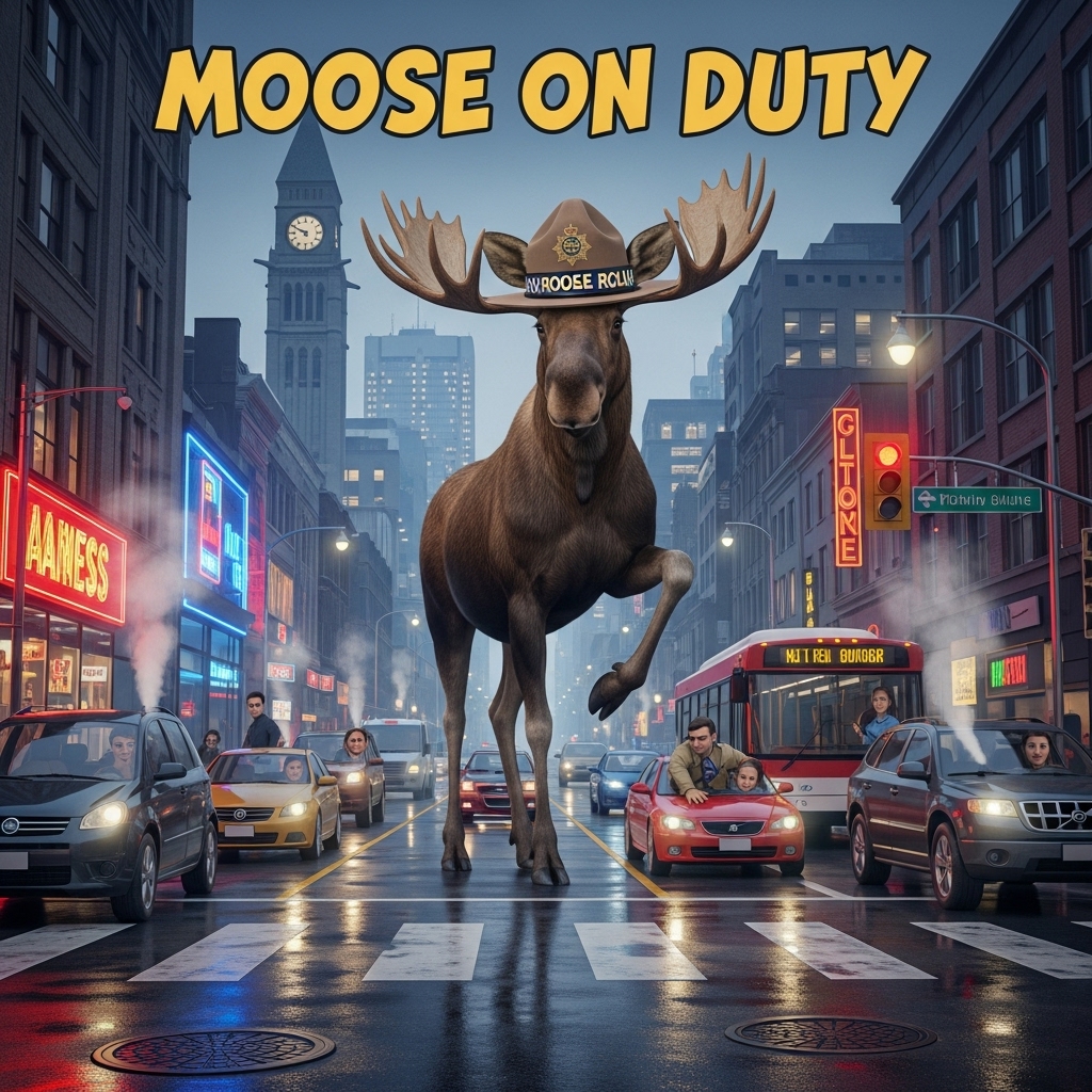 We - 🚨🦌 Moose on Duty – Canada’s Largest Law Enforcement Legend 🍁🚓 Move ...