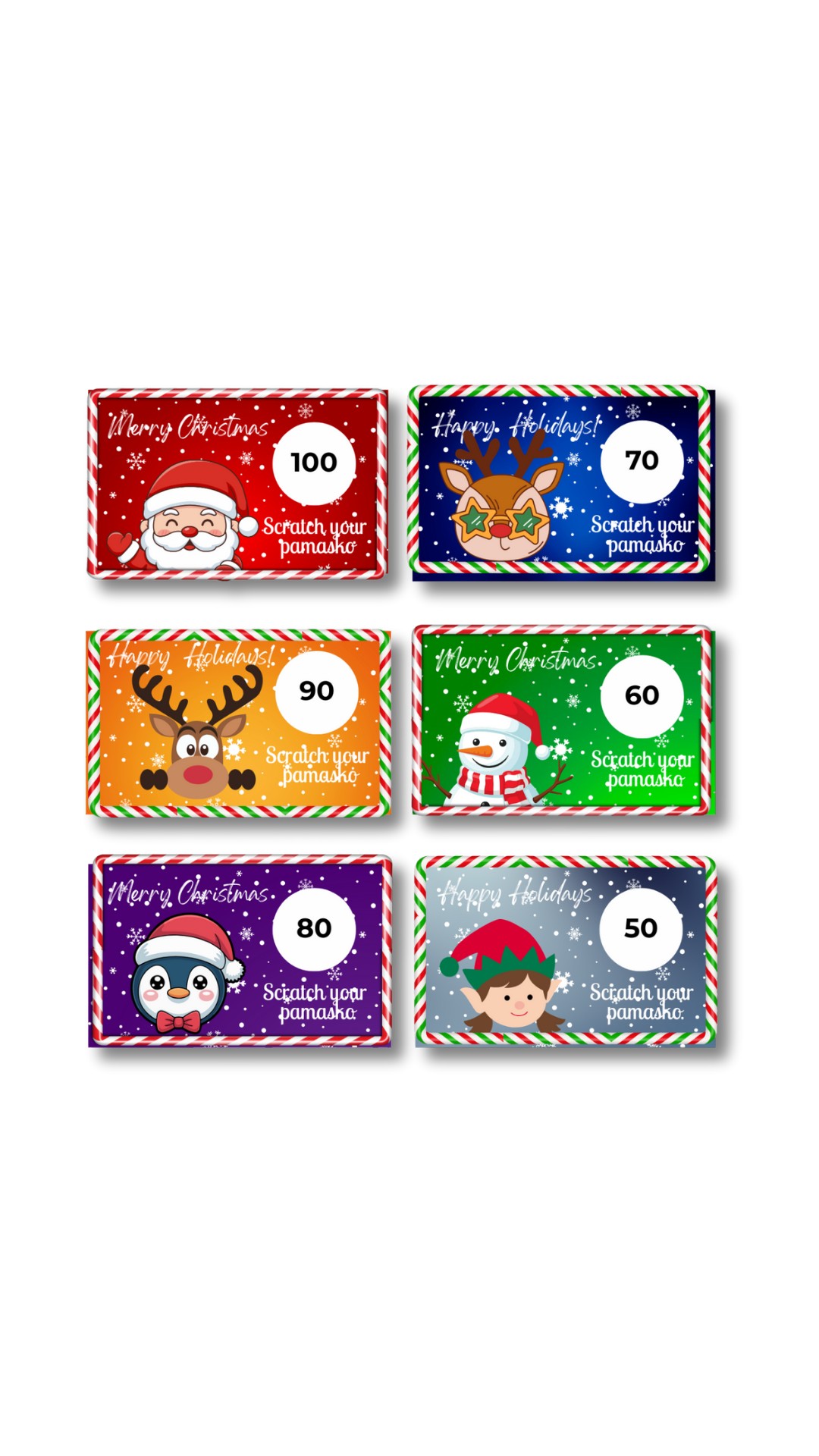 EizeiDigitals - 🎁 Christmas Scratch Card 🎁 Add excitement and surprises ...