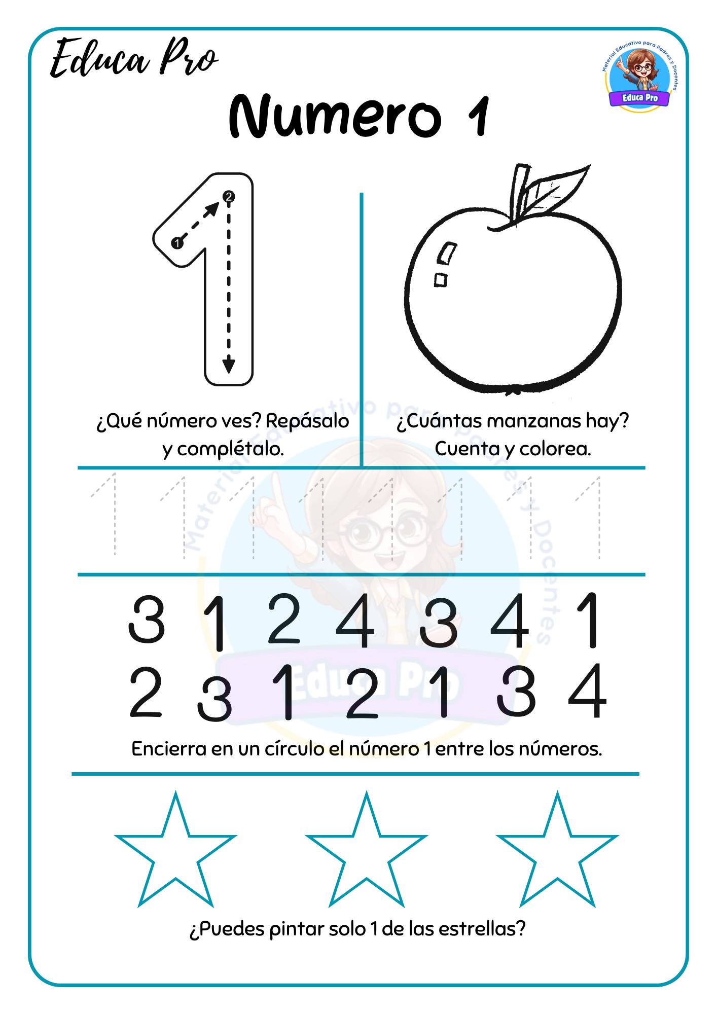 Educa Pro - 📚 Aprendiendo los números del 1 al 9 📚 En... | Facebook