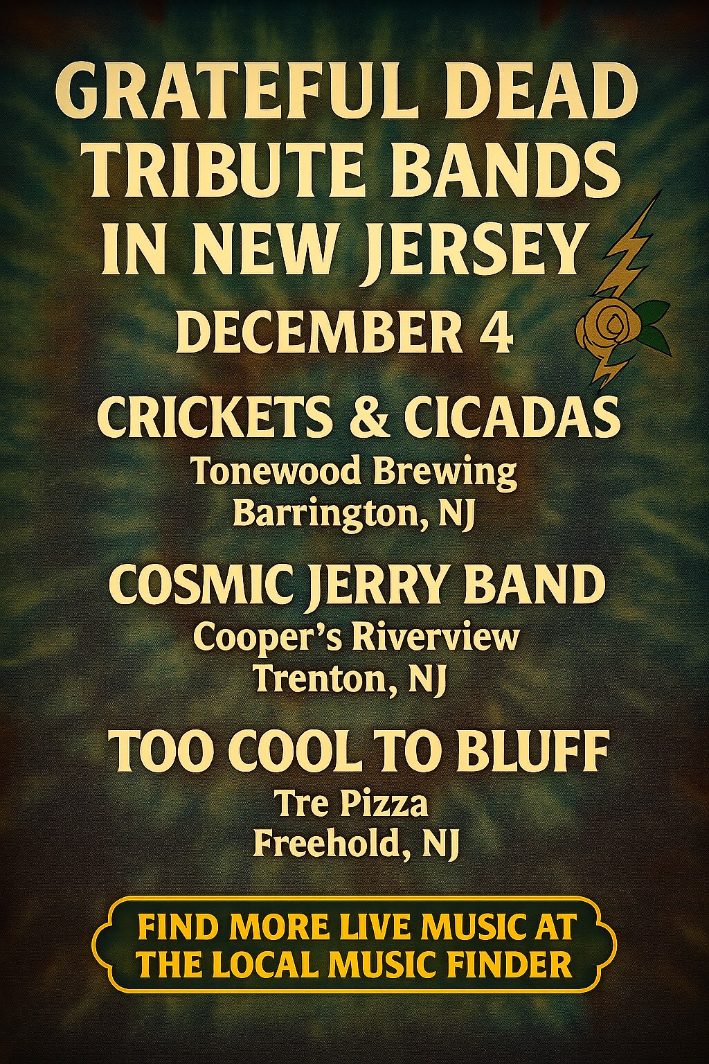 South Jersey Musicians Network | Here are three Grateful Dead tribute ...
