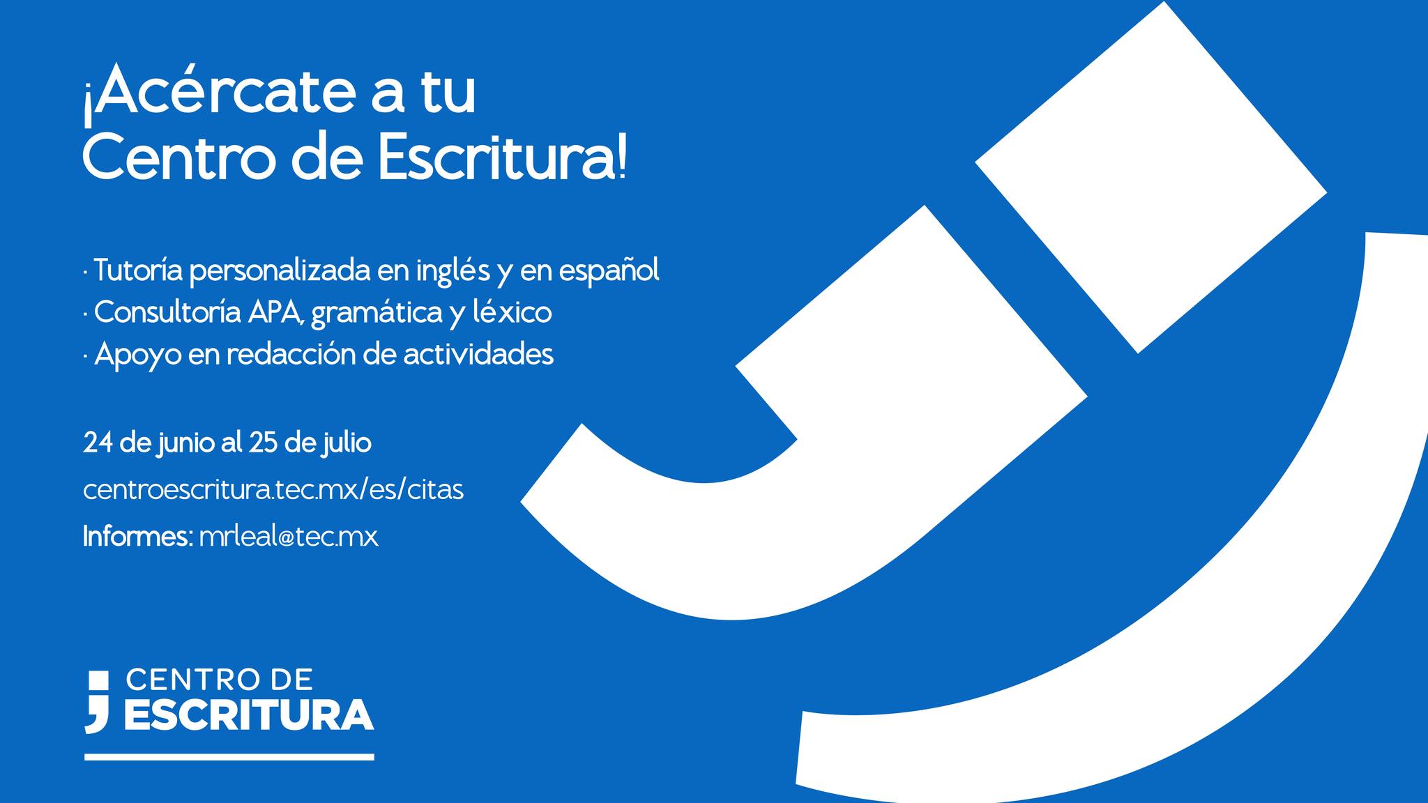 ⚠️ ¡Saber escribir no es... - ITESM - Centro de Escritura | Facebook